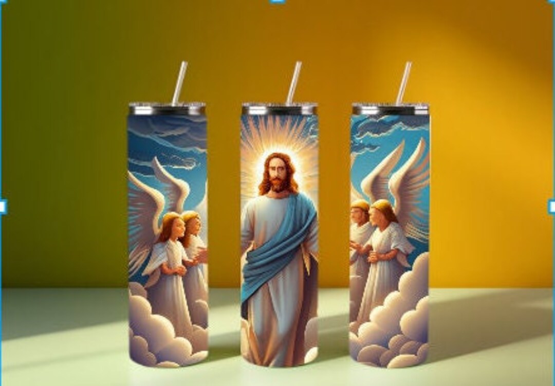 Jesus Tumbler Wrap PNG, Christian Skinny Tumbler Wrap 20oz 30z ...
