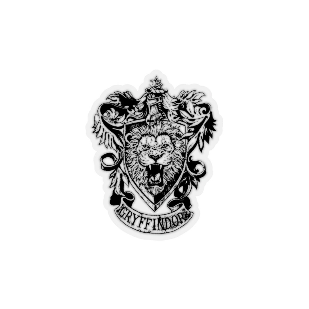 Gryffindor Lion Crest Sticker, Harry Potter, House, Symbol - Etsy