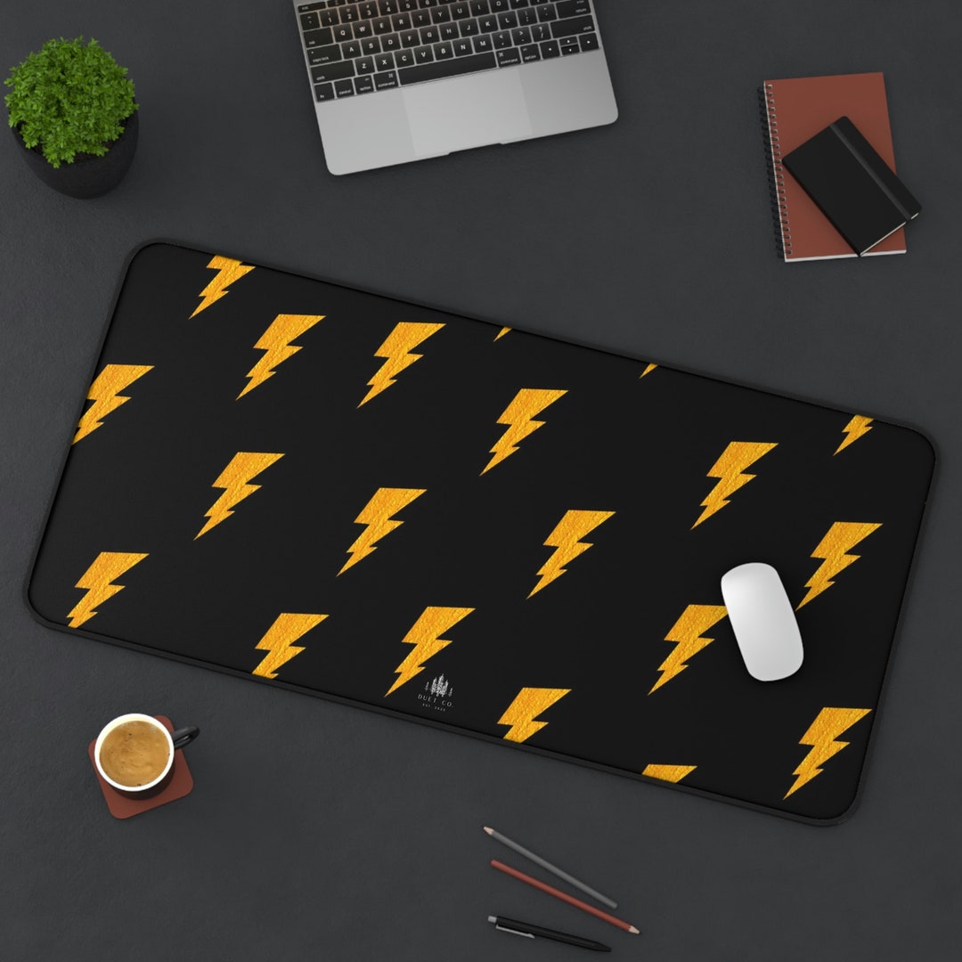 Lightning Bolt Desk Mats, Harry Potter, Mousepad, Laptop, Computer - Etsy
