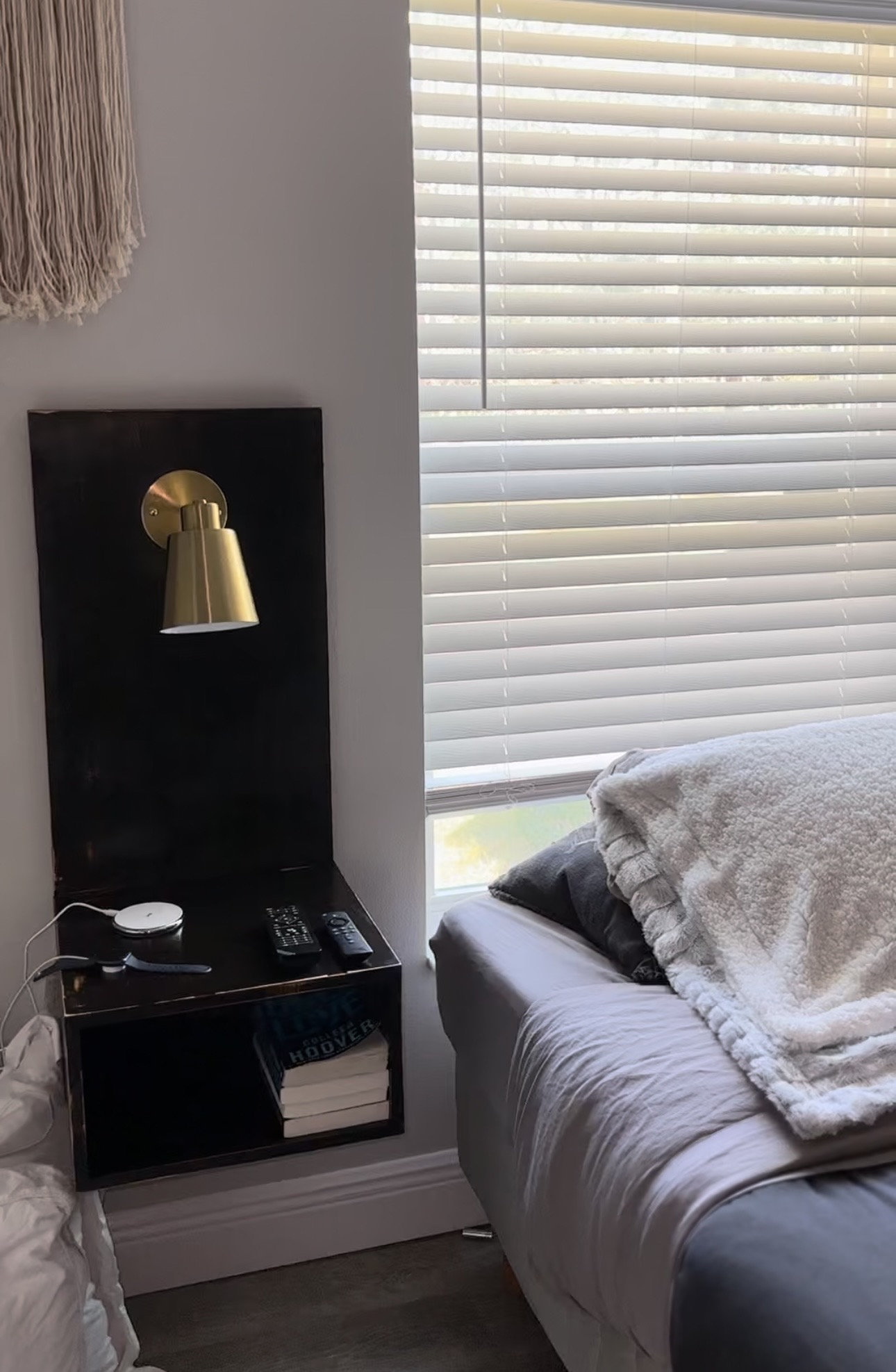 Fully Customizable Floating Nightstand With Lamp - Etsy