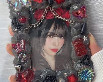 Blue and White Decoden Toploader - Etsy