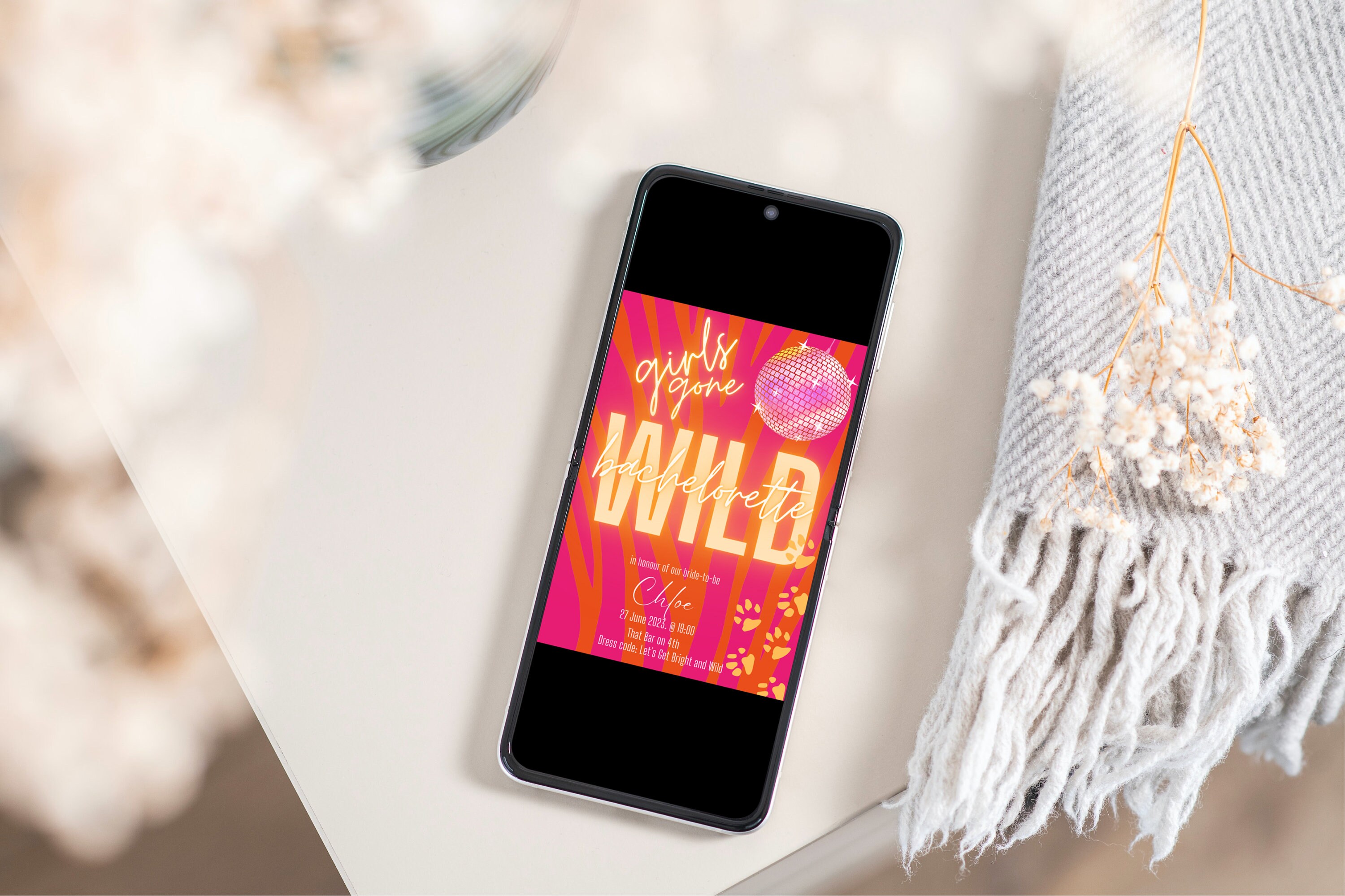 GIRLS GONE WILD Bachelorette Party Invitation Safari - Etsy