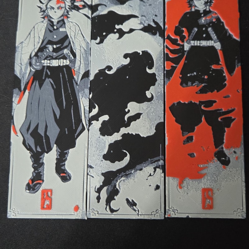 Demon Slayer Bookmark - Etsy