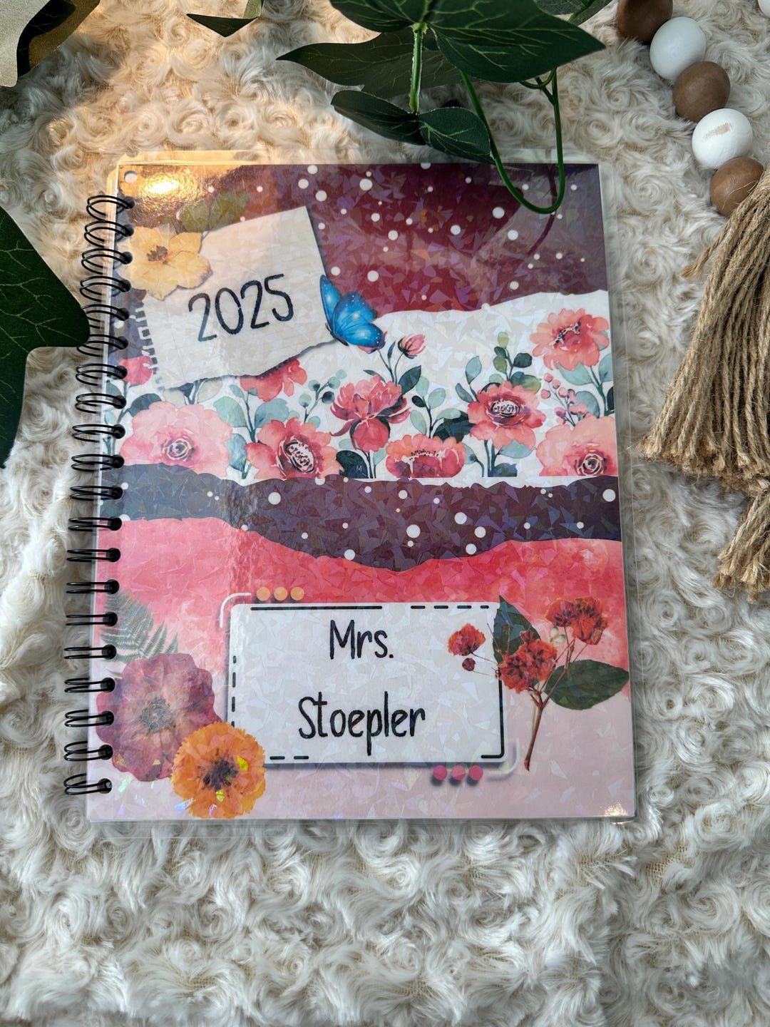 Personalized Planner, Laminated Covers, Task Organizer, Desk Accessory ...