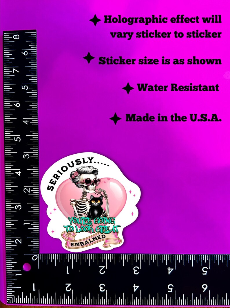 Macabre, Mortician Humor Sticker, Dark Humor Gift, Offensive, Skeleton ...