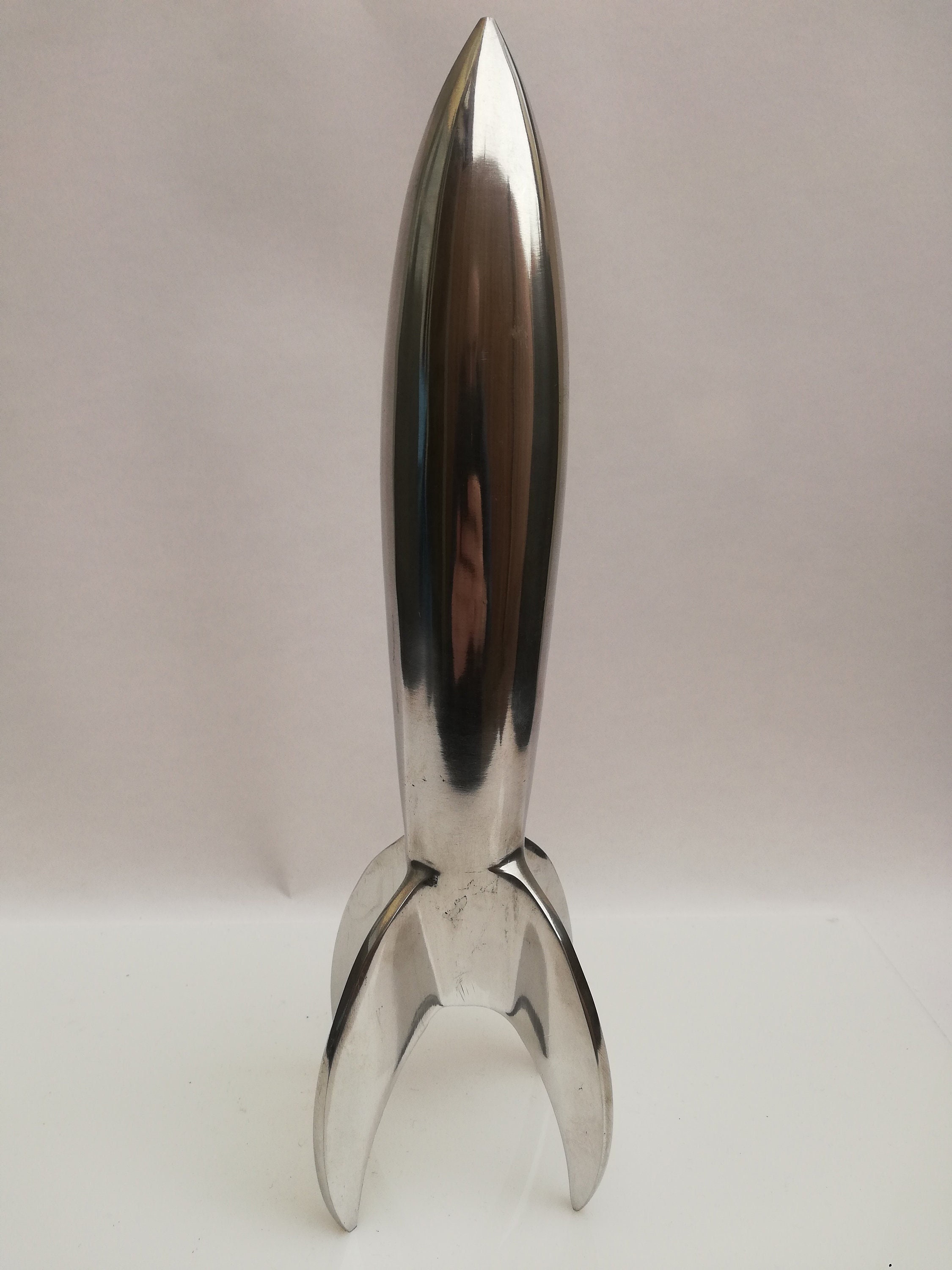 1970s Vintage Space Age Aluminium Rocket - Etsy