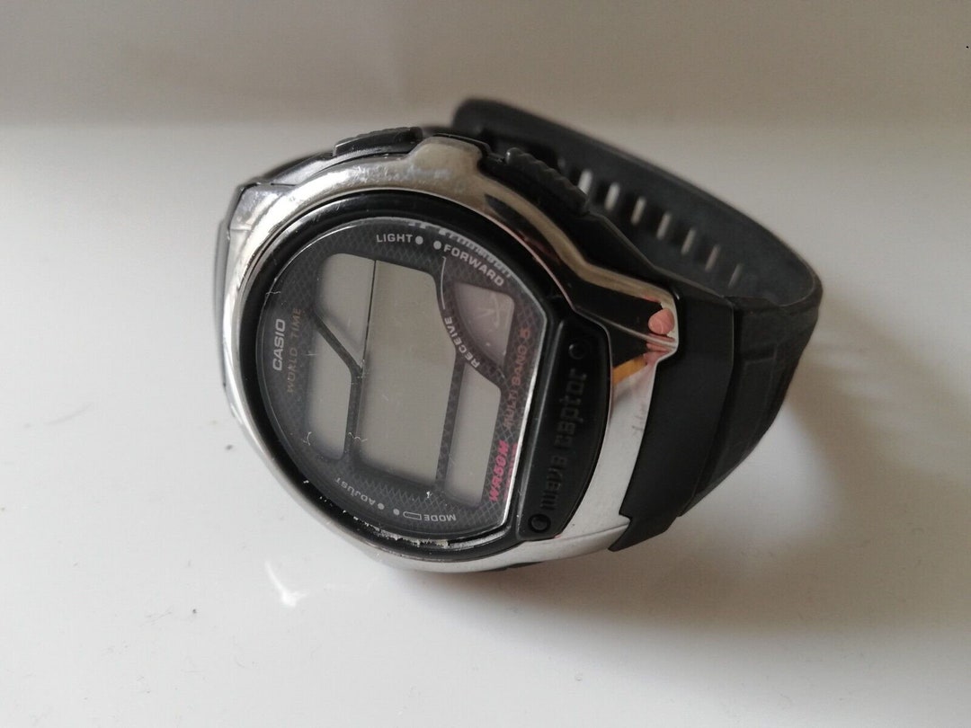 Casio Wv-58u Module 3053 Wave Ceptor Radio Controlled Watch - Etsy