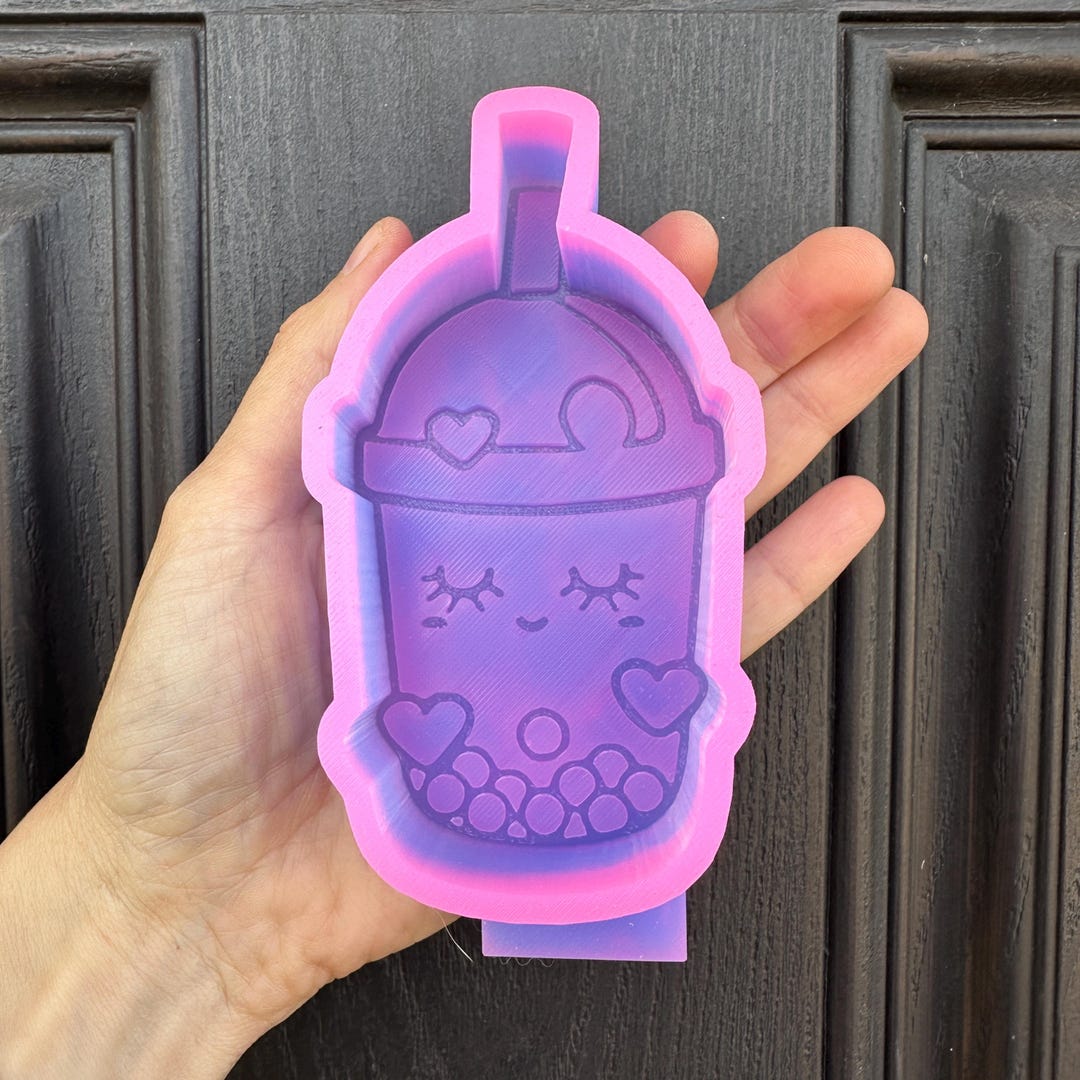 Boba Tea Freshie Mold, Boba Mold, Freshie Mold, Freshie Silicone Molds ...
