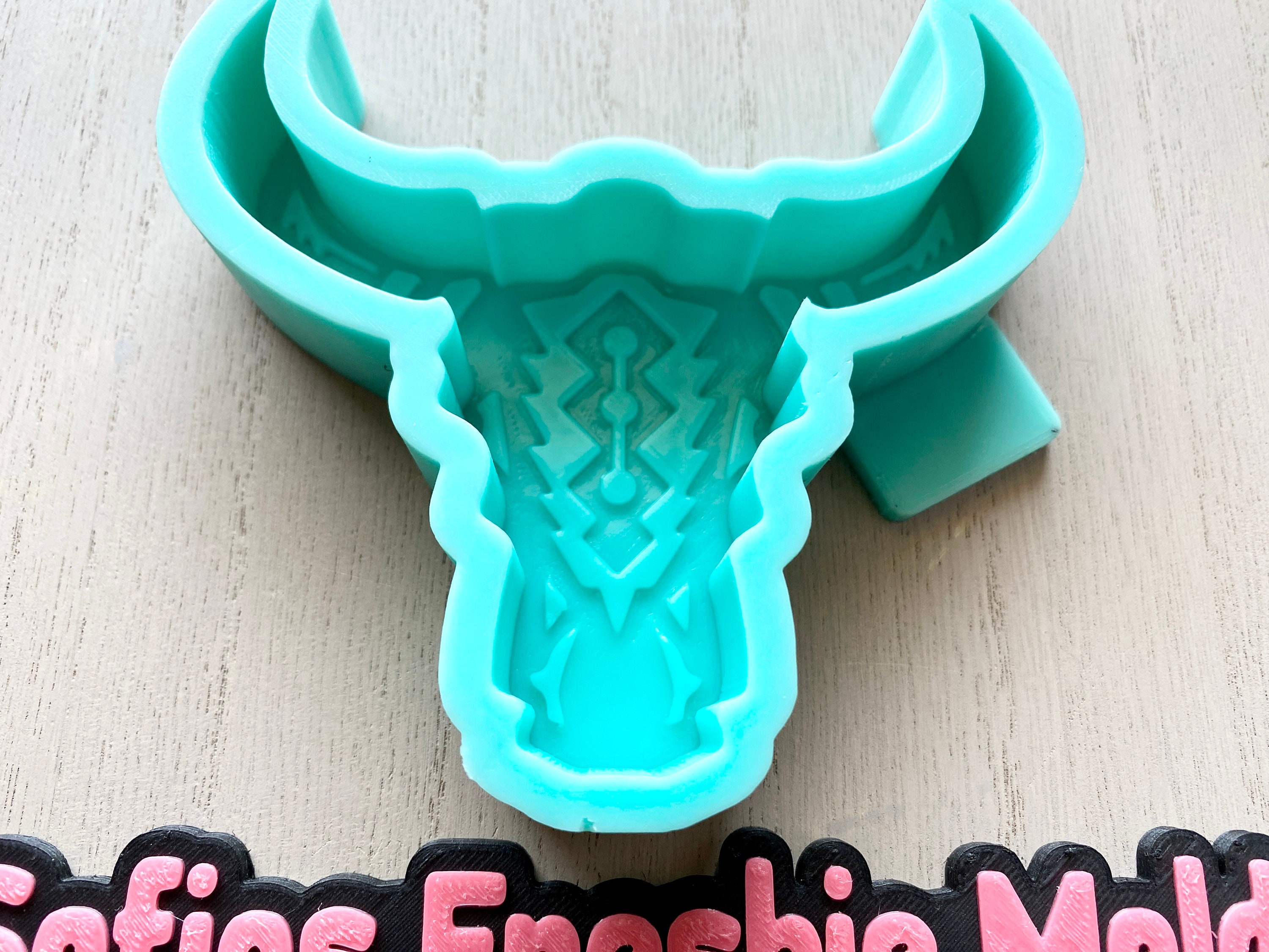 Aztec Bull Freshie Mold Bull Freshie Mold Freshie Silicone - Etsy