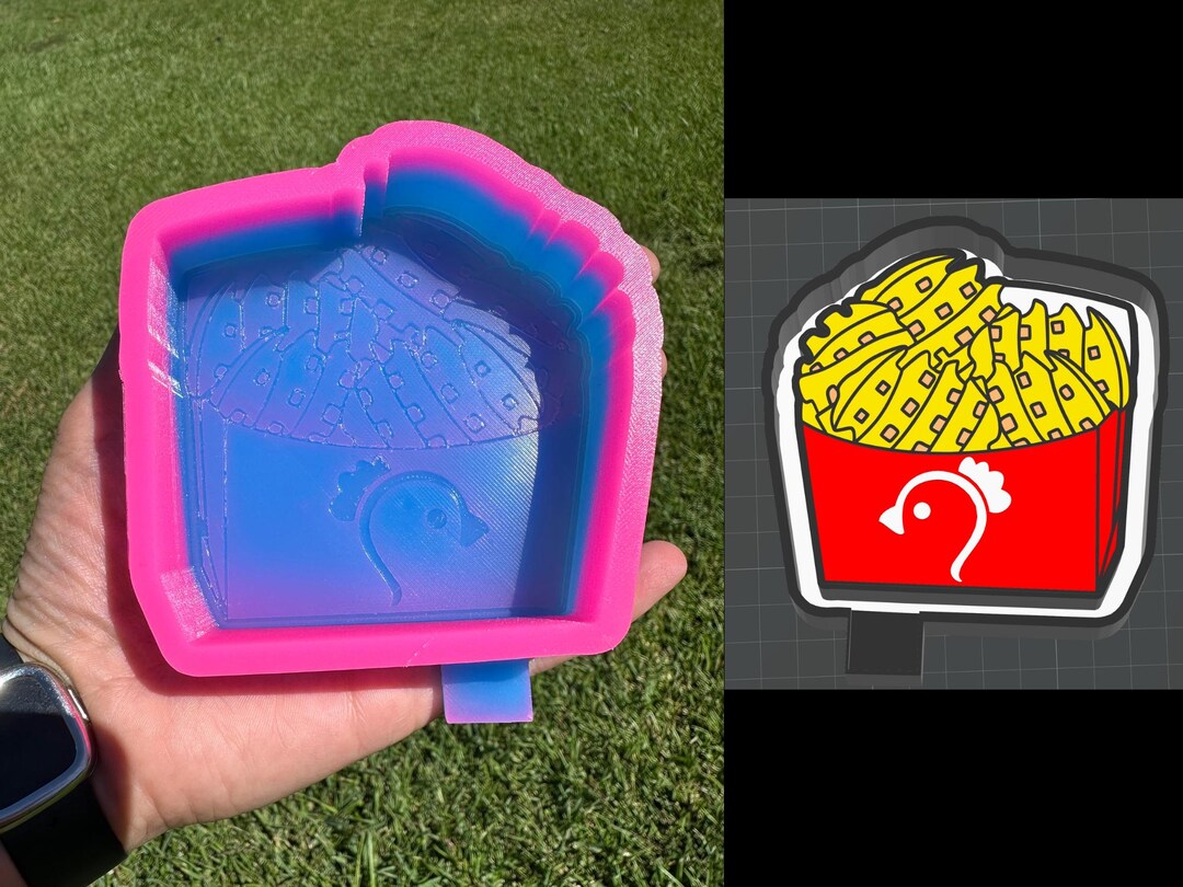 French Fries Freshie Mold, Freshie Mold, Freshie, Freshie Silicone ...
