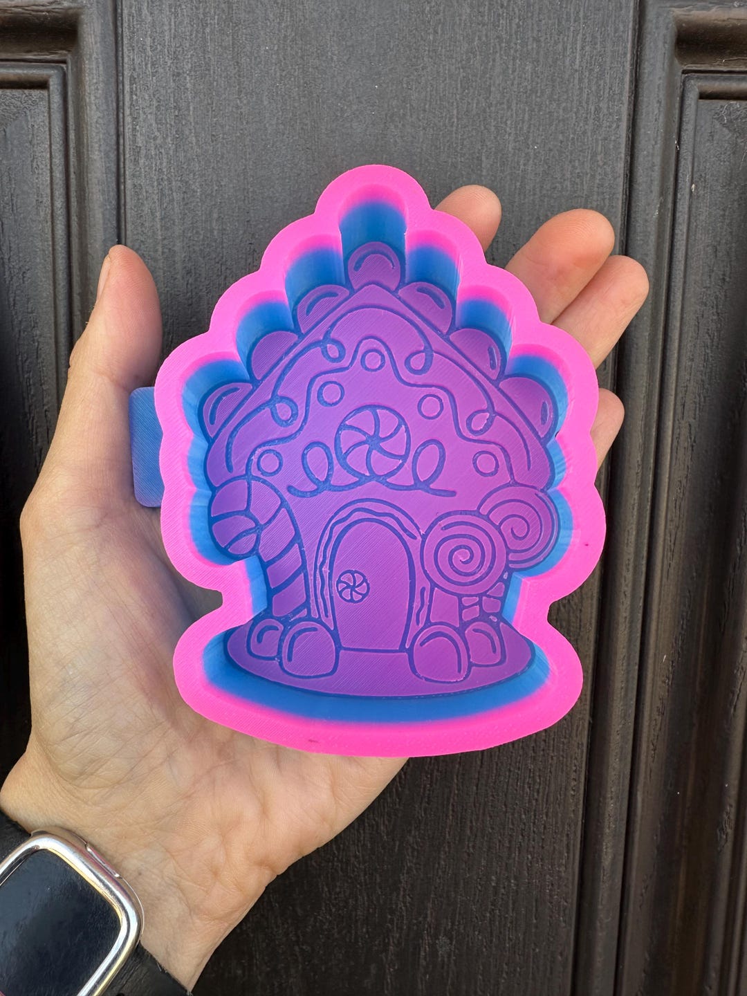 Gingerbread House Freshie Mold, Christmas Gingerbread Mold, Christmas ...