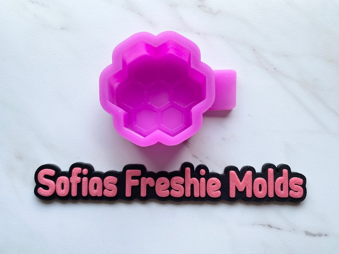 Honeycomb Freshie Mold, Bee Freshie Mold, Freshie Silicone Molds ...