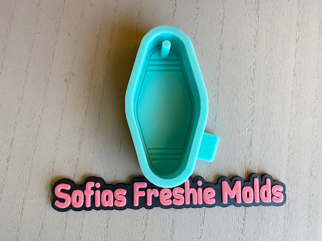 Hotel/motel Key Freshie Mold, Retro Key Freshie Mold, Freshie Silicone ...