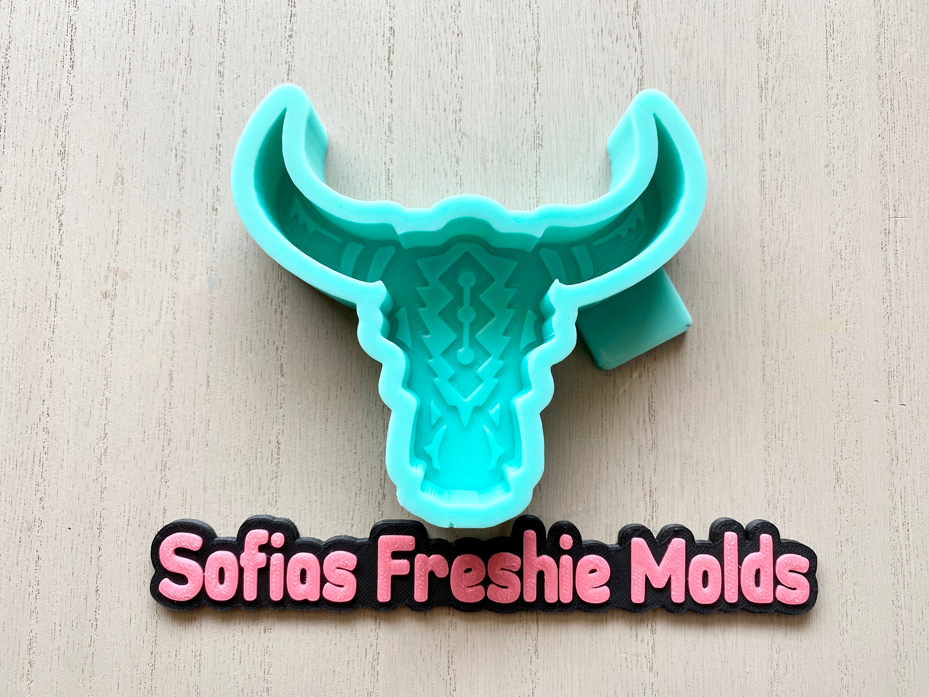 Aztec Bull Freshie Mold Bull Freshie Mold Freshie Silicone - Etsy