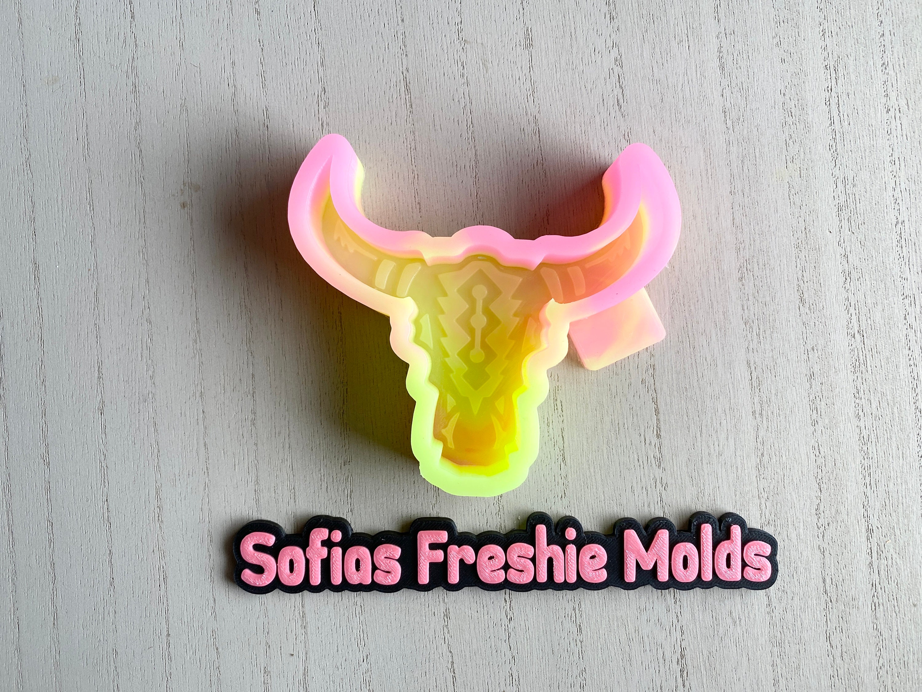 Aztec Bull Freshie Mold Bull Freshie Mold Freshie Silicone - Etsy