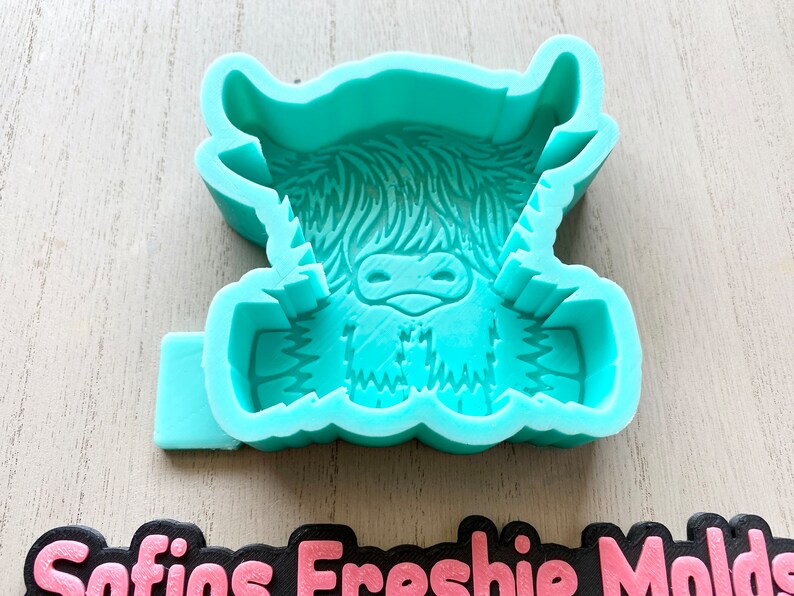 Highland Cow Freshie Mold Cow Freshie Mold Freshie Silicone - Etsy