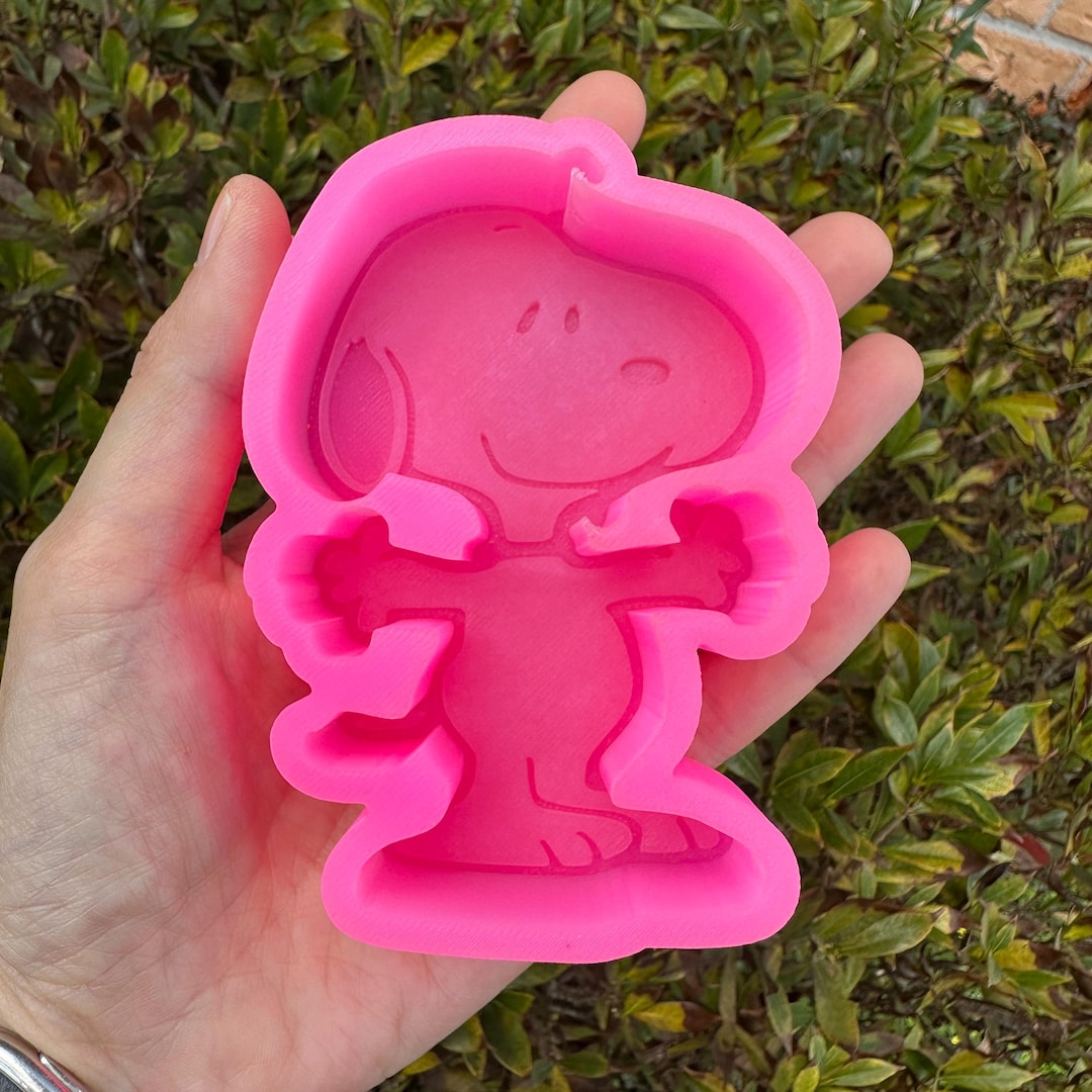 Snoopy Inspired Freshie Mold, Snoopy Freshie Mold, Freshie Silicone ...