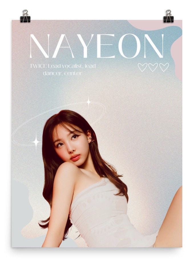 TWICE Nayeon Poster 18 X 24 K-pop Poster Physical Print Poster KPOP ...