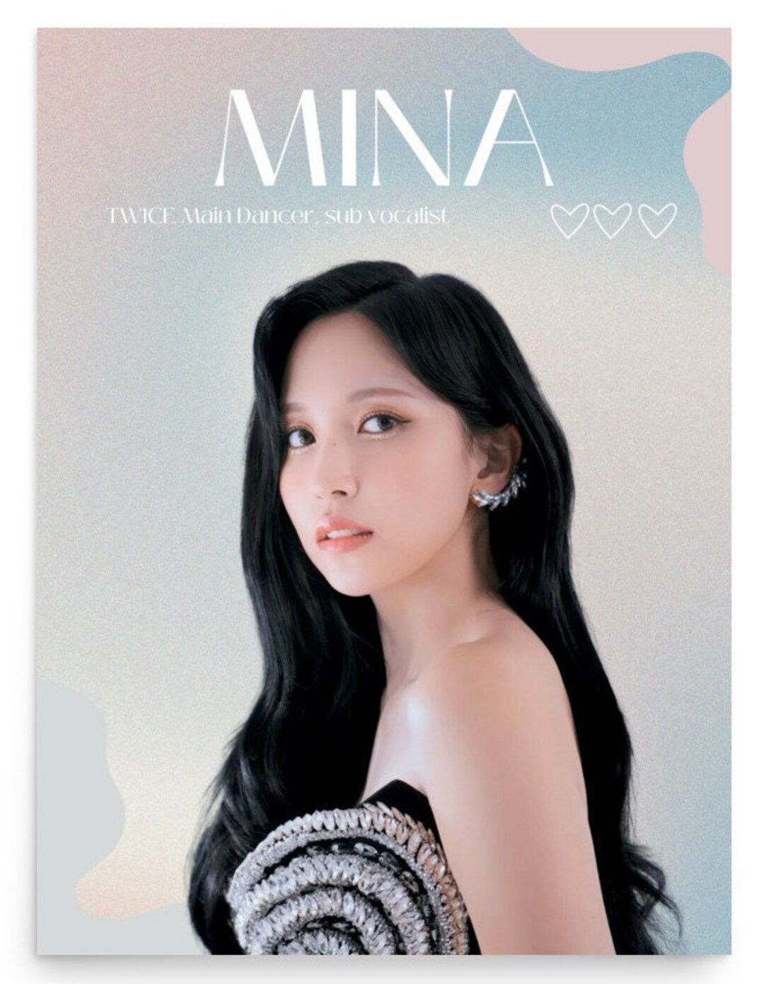 TWICE Mina Poster | 18" X 24" | K-pop Poster | Physical Print Poster ...