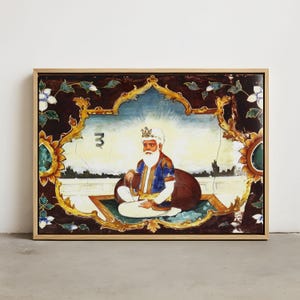 Sikh Art | Guru Amar Das | Third Sikh Guru From 1552 to 1574 | 18th ...