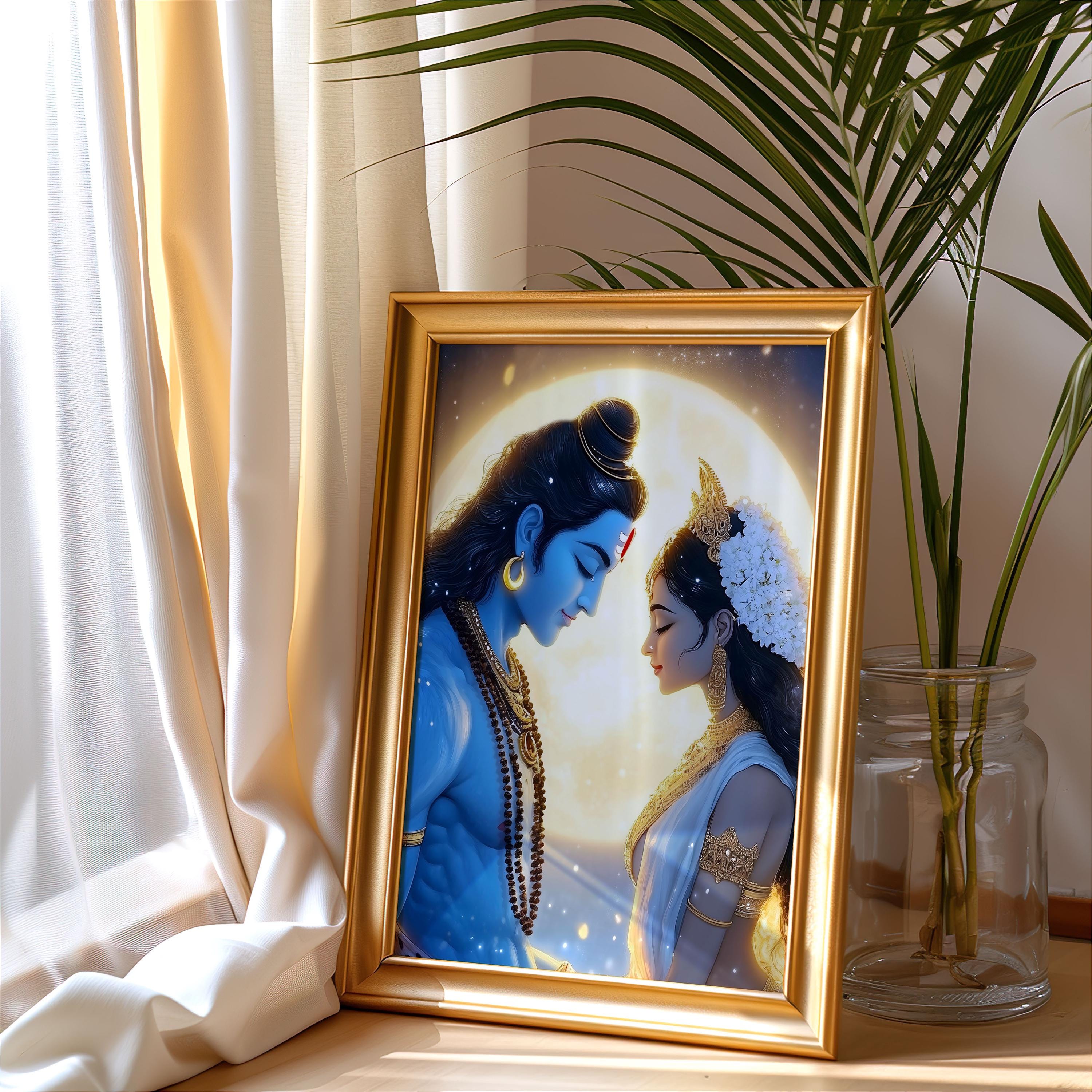 Shiva and Parvati, God Shiva, Parvati, Shiv Parvati Hindu God, Shiv Art ...