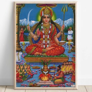 Santoshi Mata, Santoshi Ma, Mother of Happiness, Daughter of Ganesh ...
