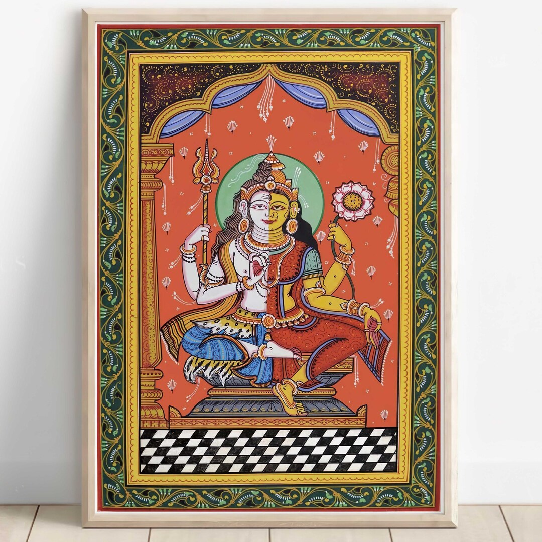 Shiva as ARDHANAREESHWAR (half Male and Half Female), God Shiva, Hindu ...