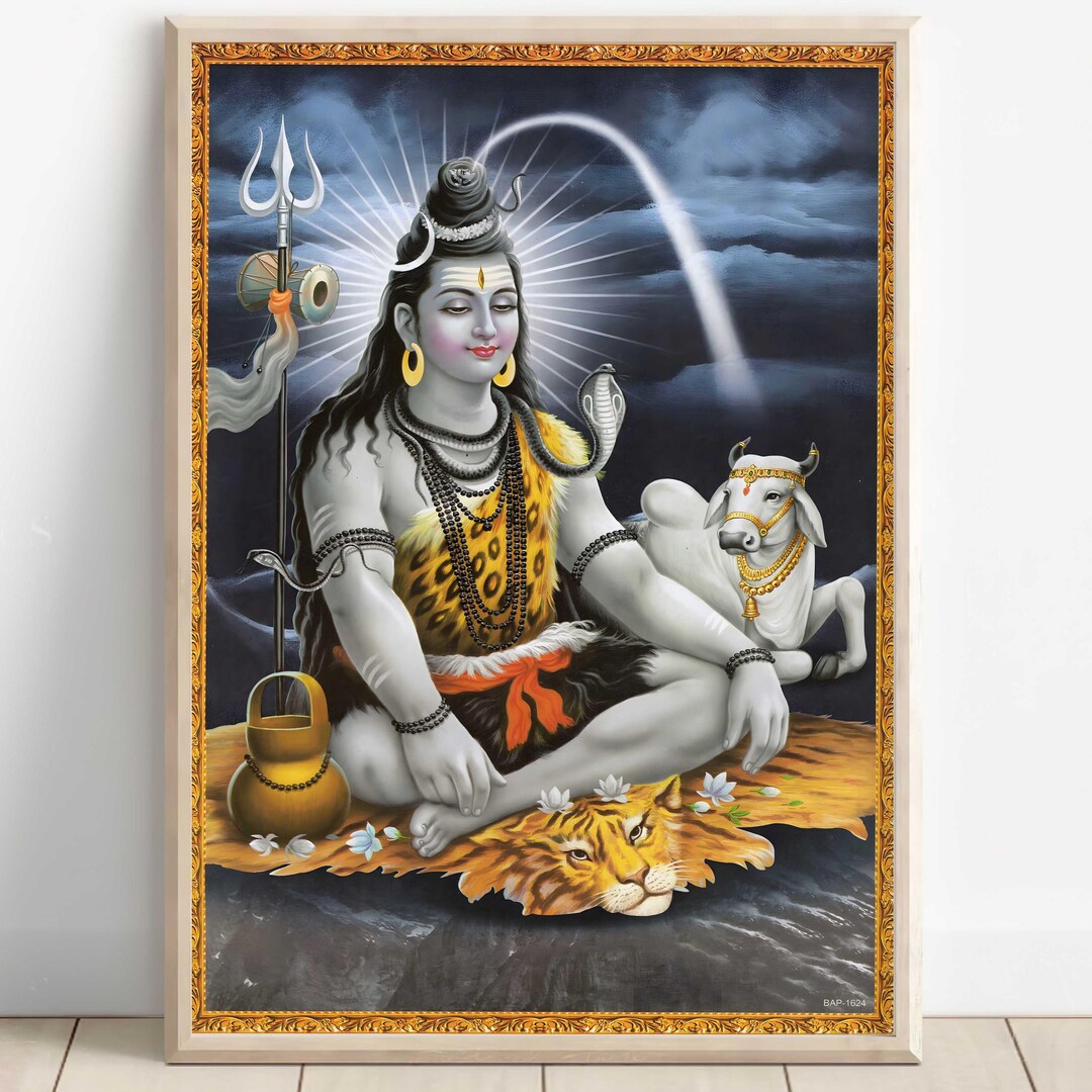 Shiv, God Shiva, Hindu God, Shiv Art, Indian God, Shiva Wall Art, Shiv ...