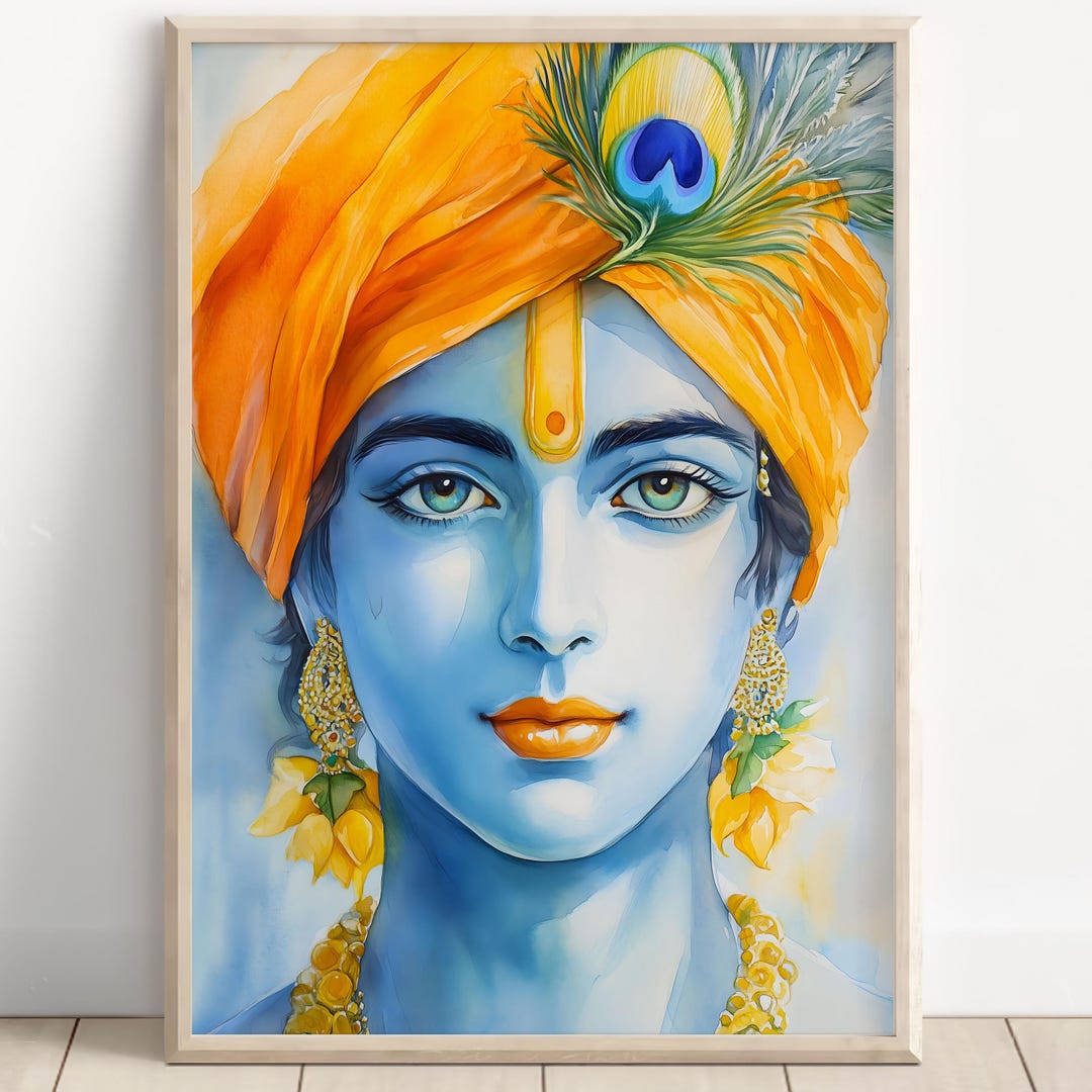 Krishna Art, Lord Krishna, Krishna Painting, Hindu God, Hindu God Wall ...