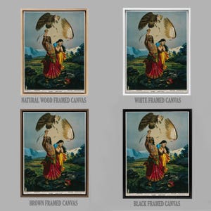 Ravan Slaughtering Jatayu the Vulture, While an Abducted Sita Looks ...