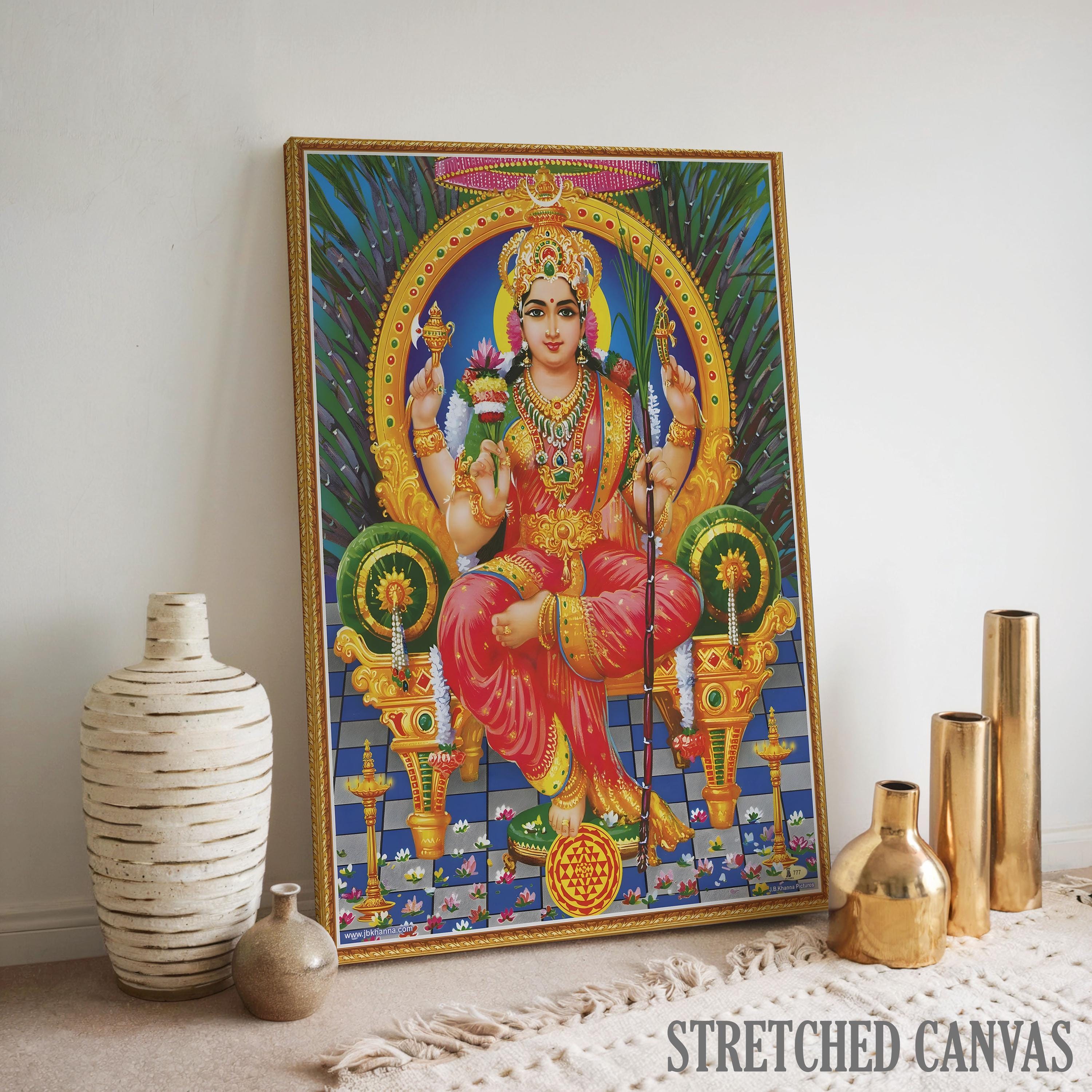 Lalita Devi, Lalitha, Hindu God Wall Art, Indian Goddess, Poster Print ...