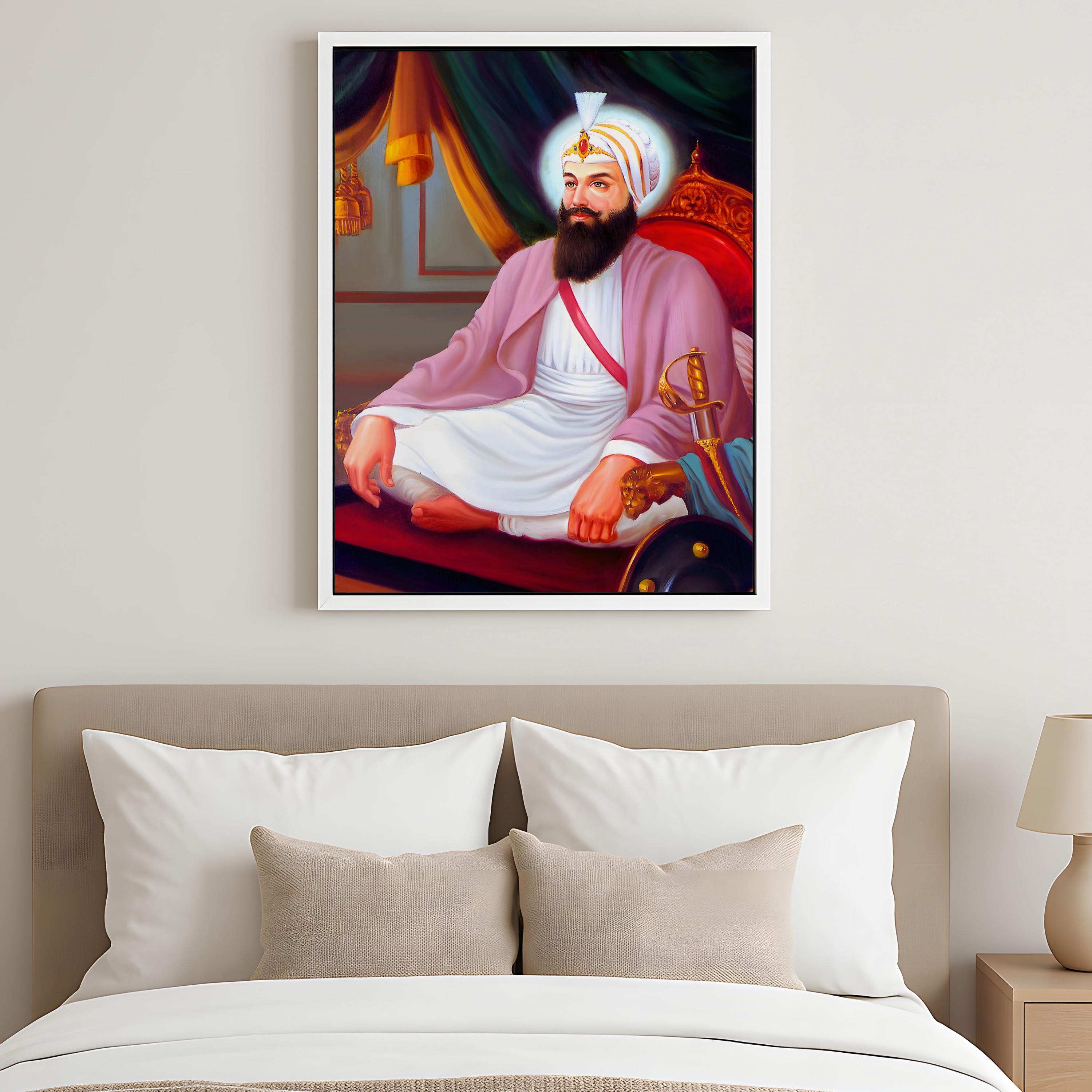 Guru Har Rai Ji Portrait | Sikh Guru of Compassion Art Print ...