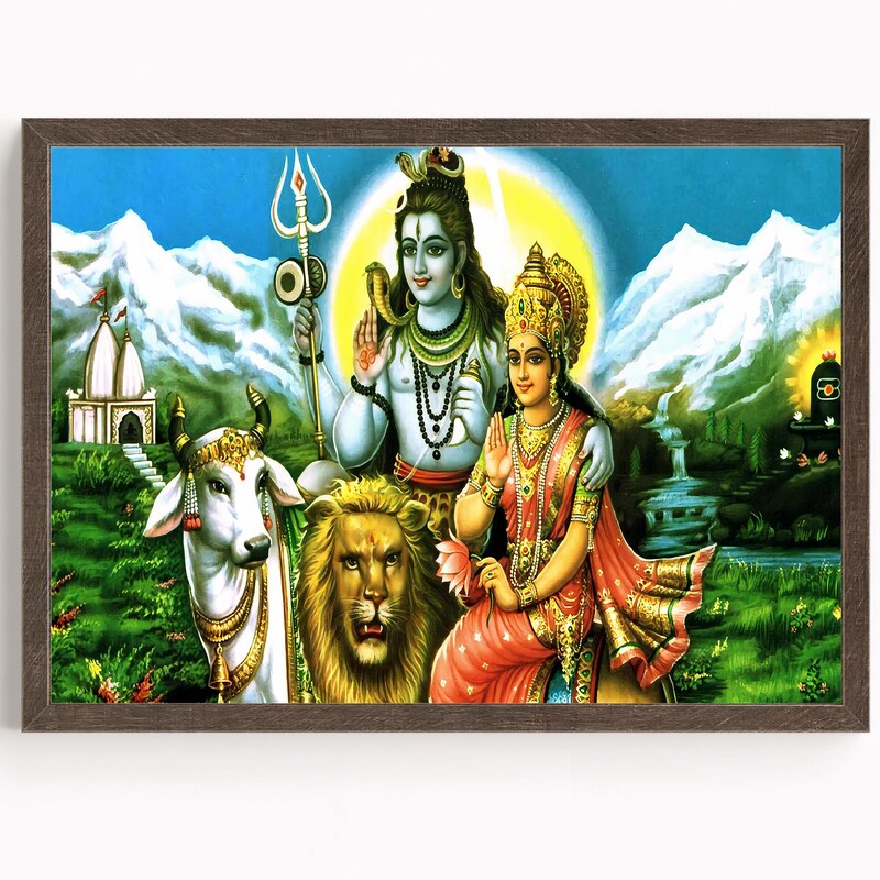 Buy Mahadev Wall Art Online In India - Etsy India