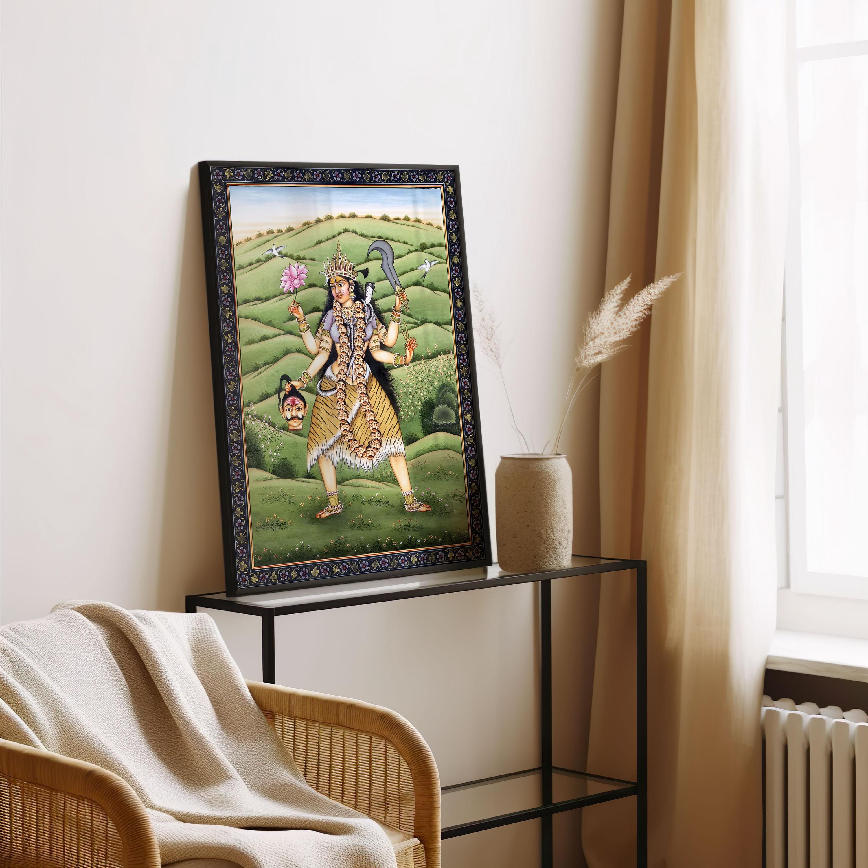 Tara Mahavidya Poster | Hindu Goddess of Compassion Wall Art | Tantric ...