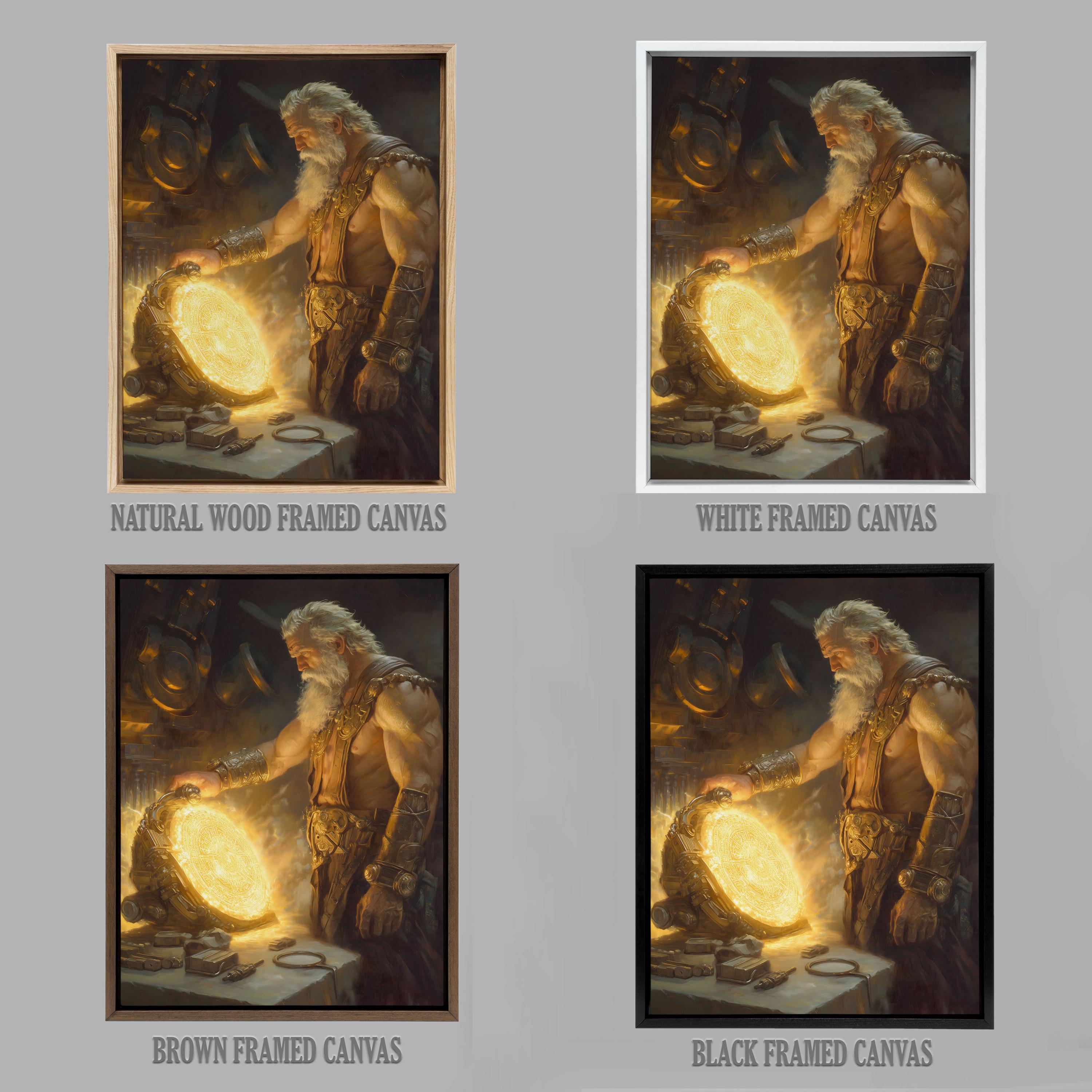 Hephaestus Wall Art, God of Fire, Blacksmithing, and Craftsmanship ...