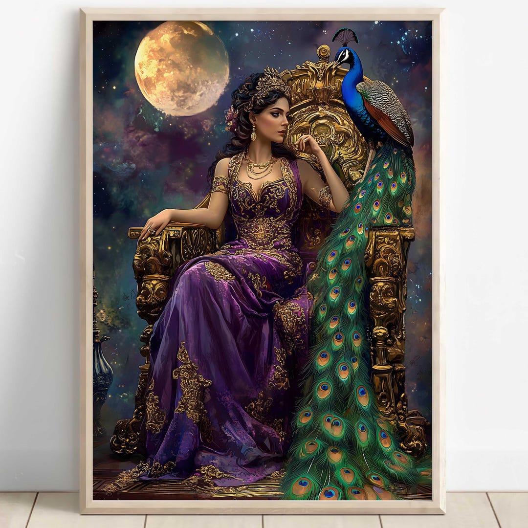 Hera Wall Art, Greek Goddess of Marriage and Queenship, Mythology ...