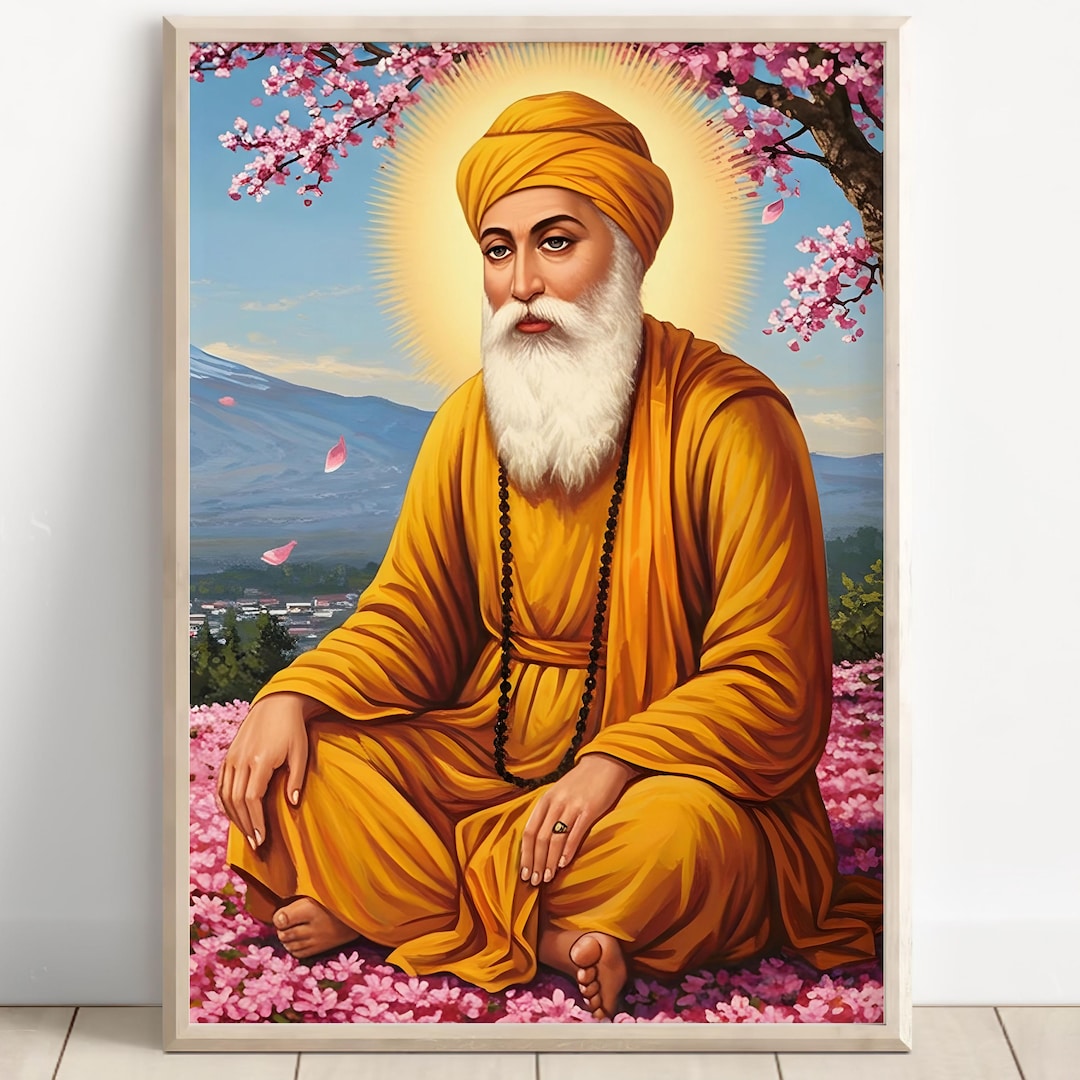 Sikh Art | Guru Nanak Dev | First Sikh Guru From 1469 to 1539 | Sikh ...