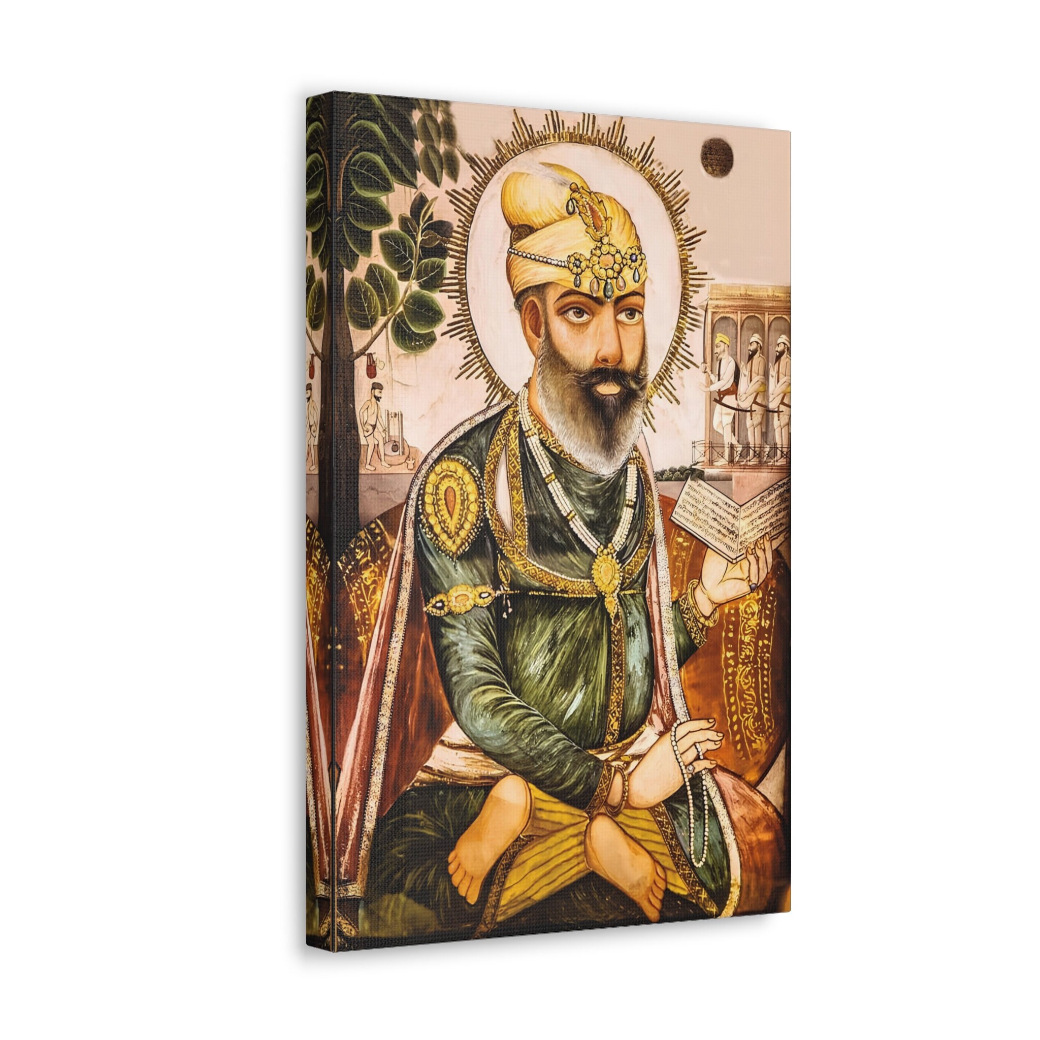 Sikh Art Guru Tegh Bahadur Sahib Ninth Sikh Guru From 1665 to 1675 ...