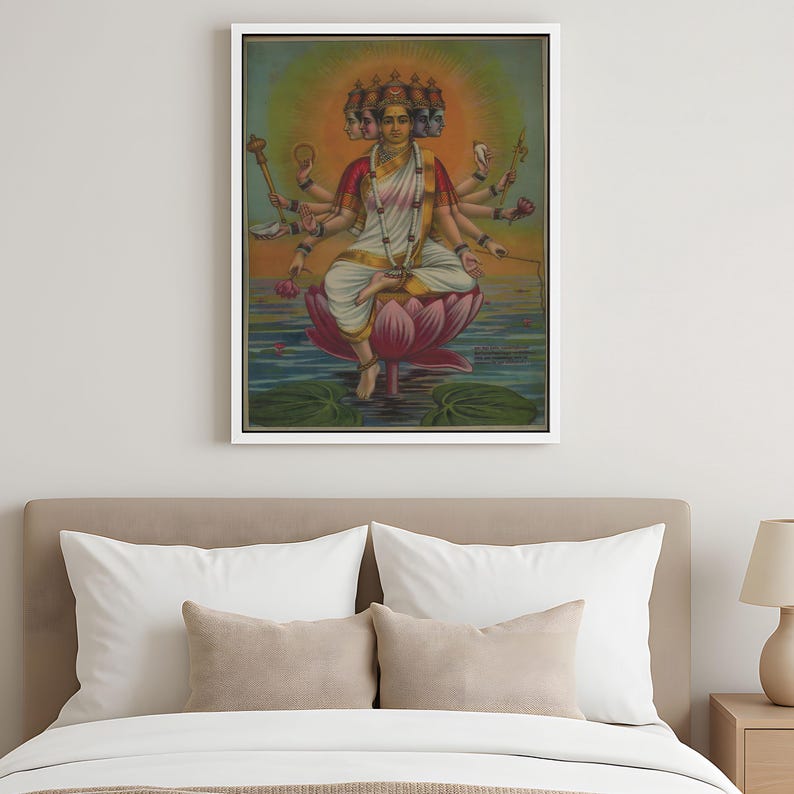 Gayatri Mata, Mother of the Vedas, Saraswati, Savitri, Saraswati Art ...