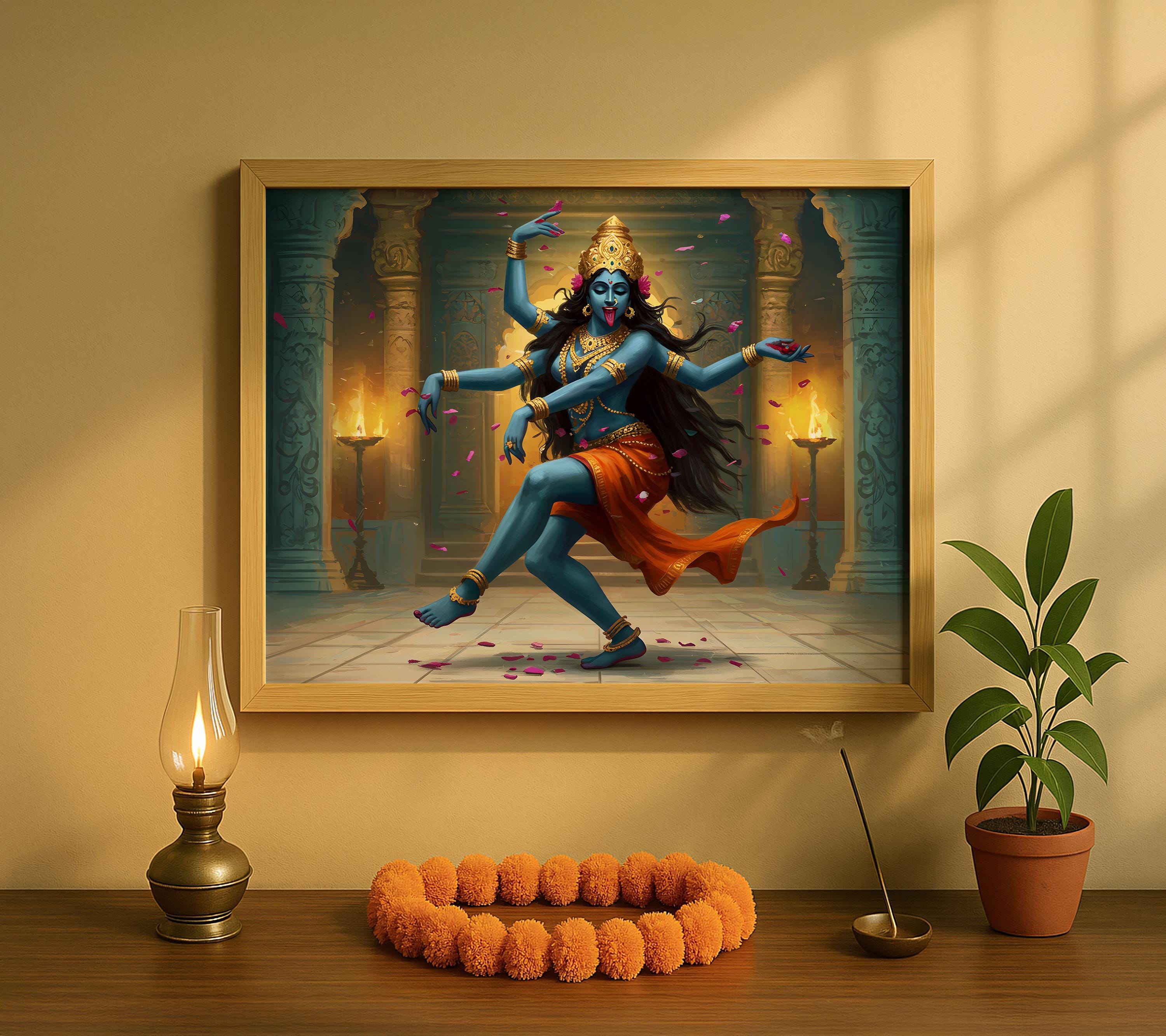Kali Dancing, Goddess Kali, Kali Maa, Hindu Goddess Kali, Kali Art ...