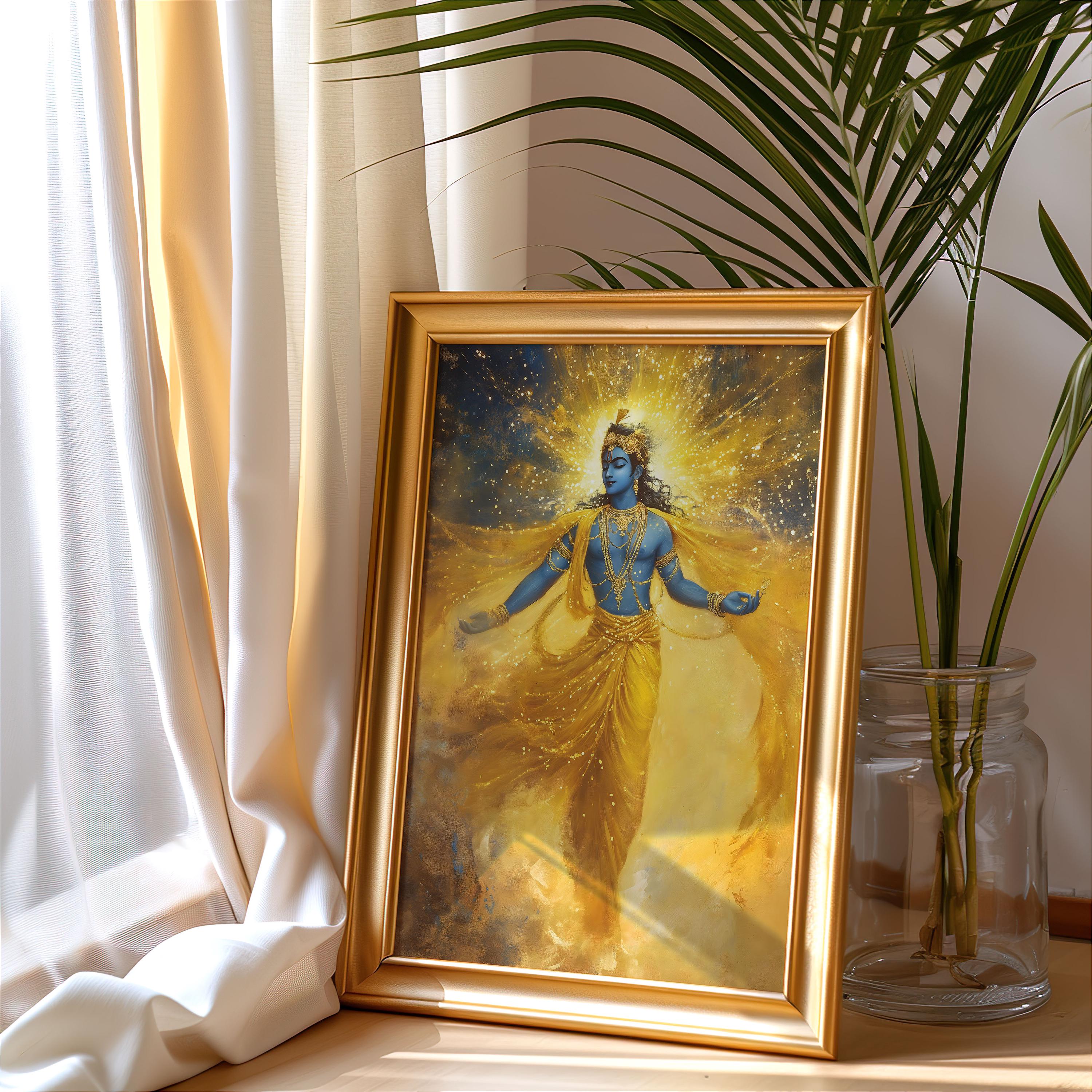Krishna Art, Lord Krishna, Krishna Painting, Hindu God, Hindu God Wall ...