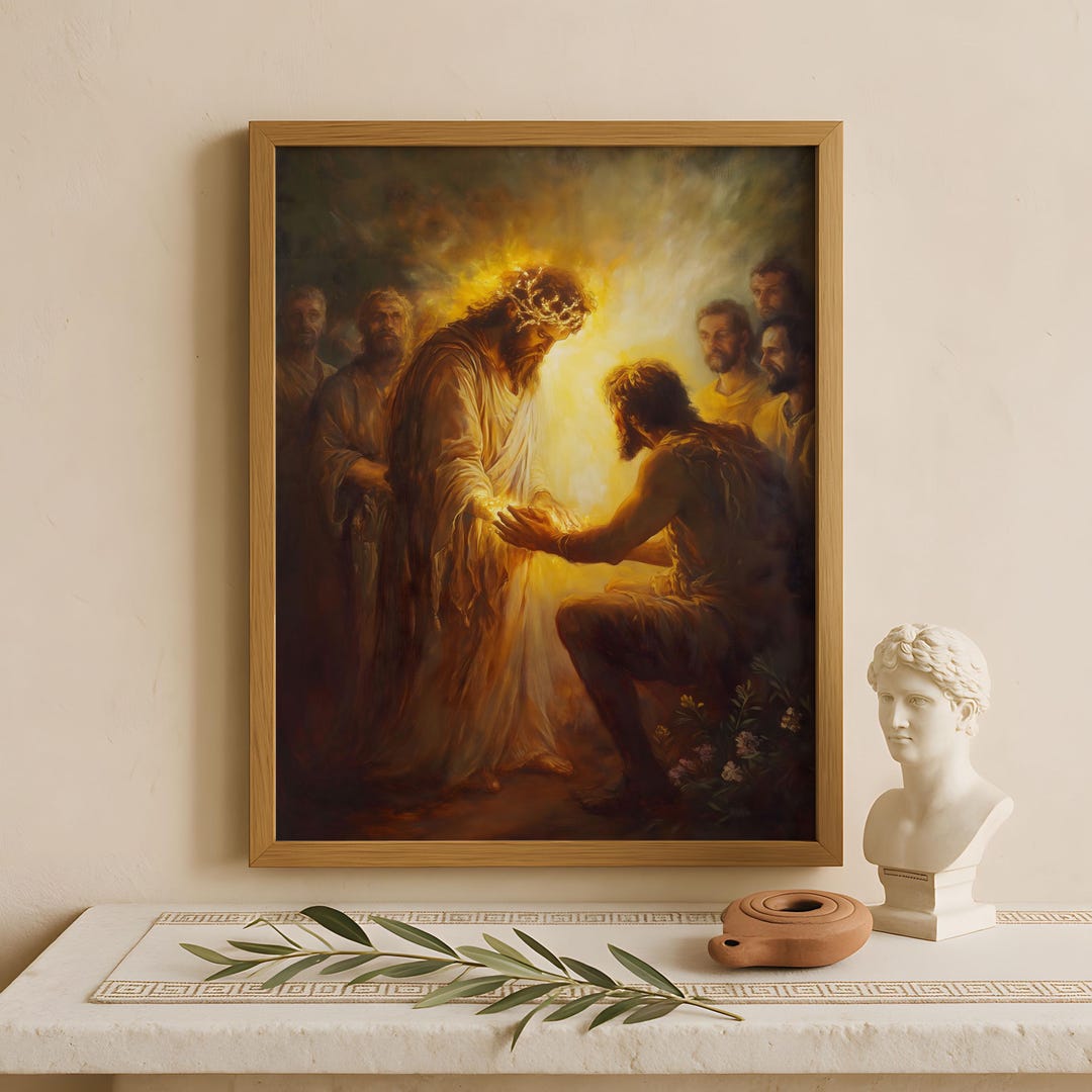 Asclepius Wall Art, God of Medicine and Healing, Greek Gods Poster ...
