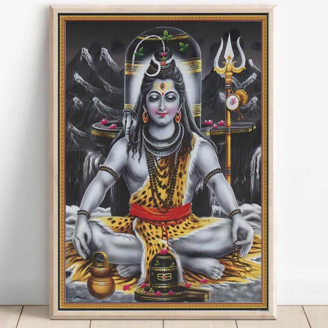 Shiv, God Shiva, Hindu God, Shiv Art, Indian God, Shiva Wall Art, Shiv ...