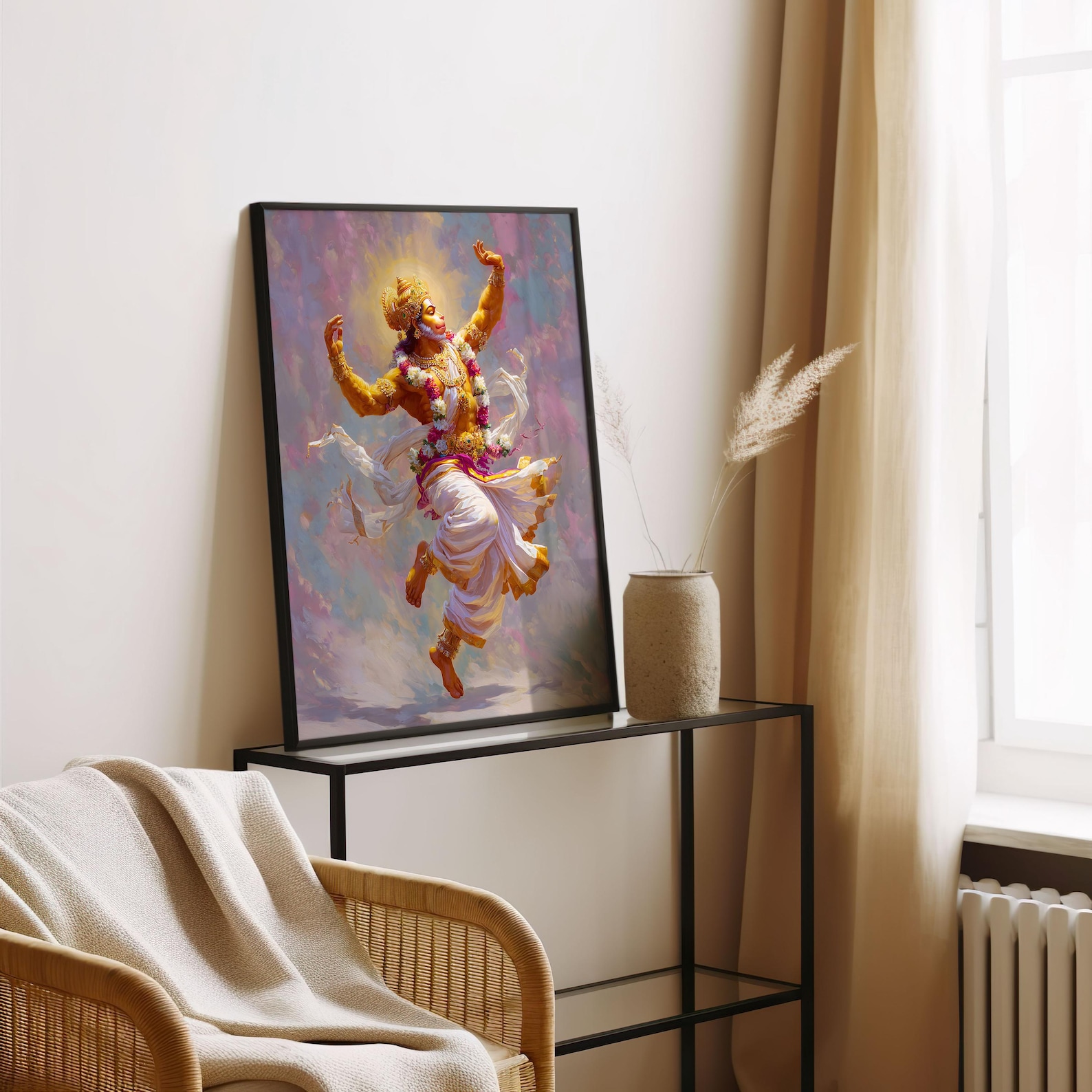 Dancing Hanuman Art, Lord Hanuman, Jai Bajrang Bali, Spiritual Home ...