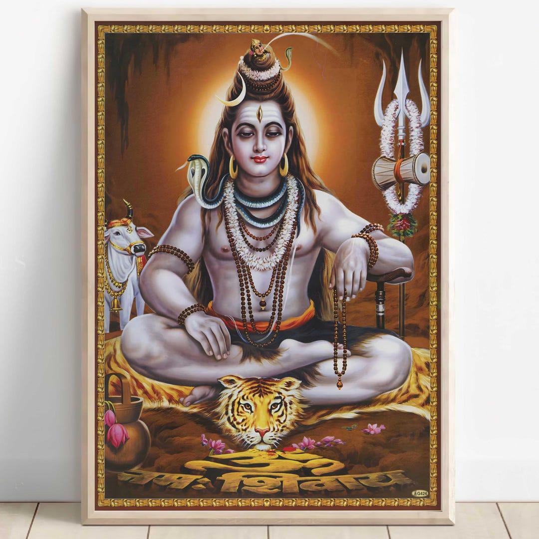 Shiv, God Shiva, Hindu God, Shiv Art, Indian God, Shiva Wall Art, Shiv ...