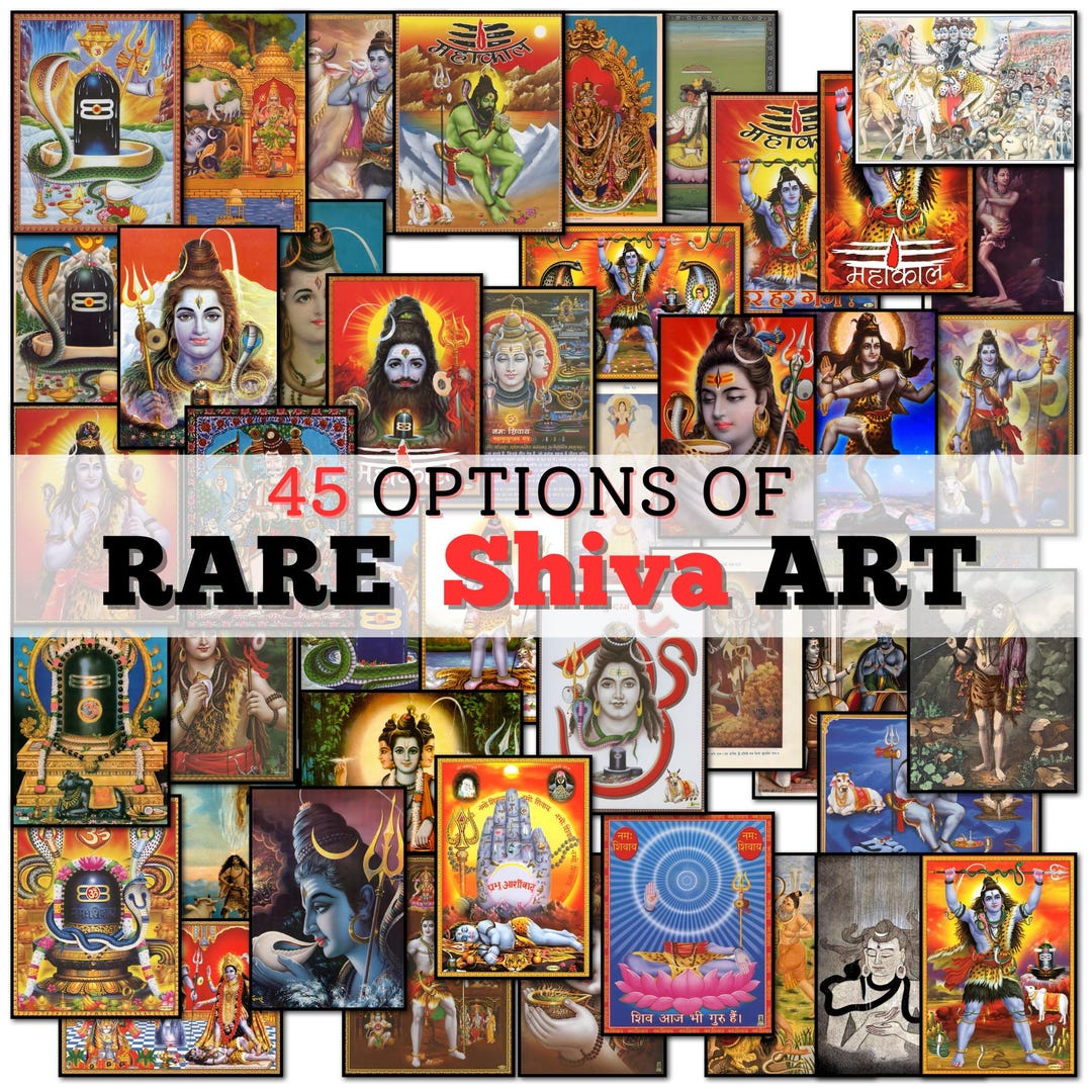 Shiva Wall Art – Lord Shiva Poster or Canvas | Mahadev Spiritual Decor ...