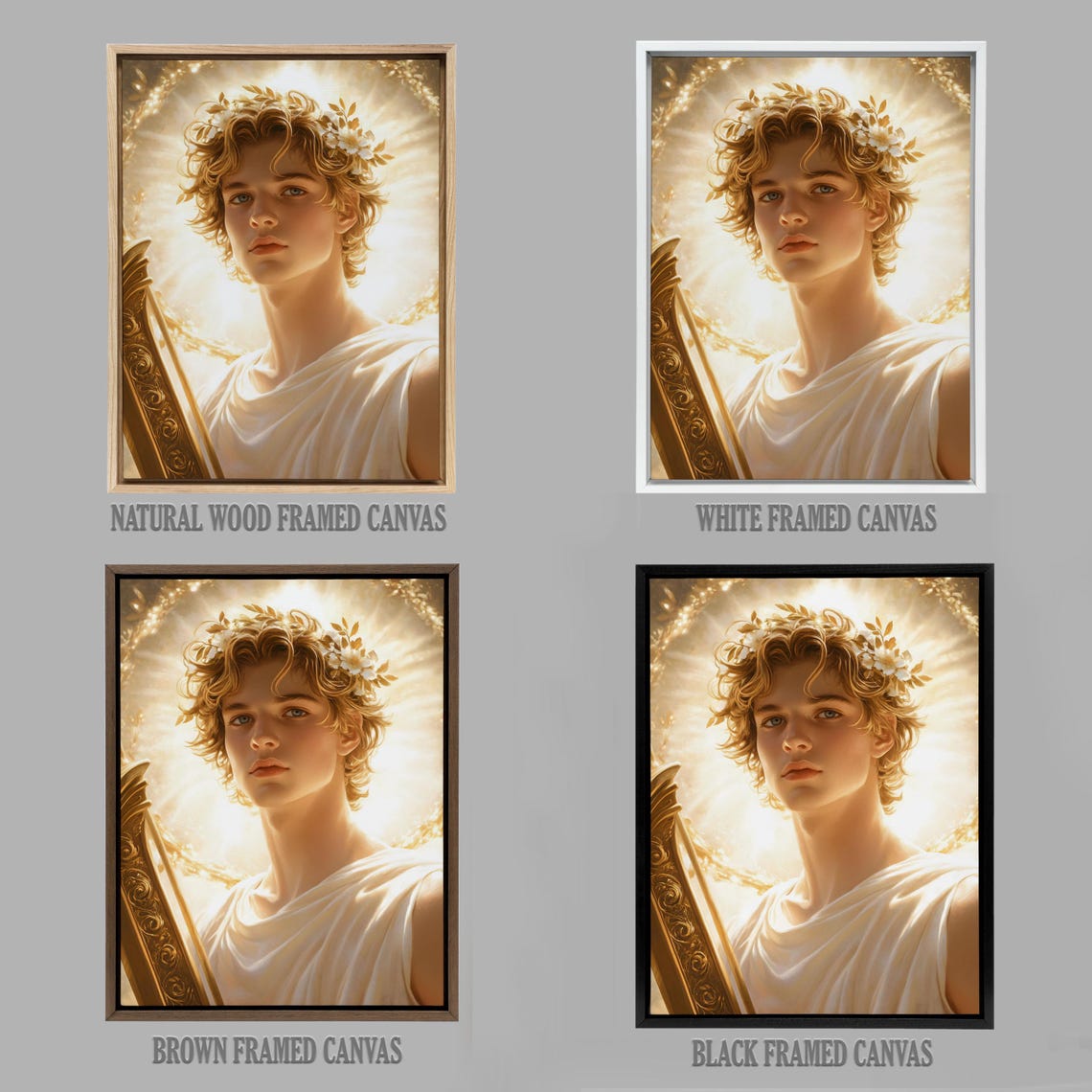 Apollo Wall Art, God of the Sun, Music, Poetry, and Prophecy, Greek ...