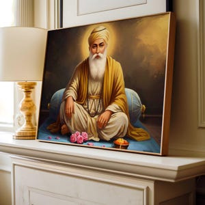 Sikh Art | Guru Nanak Dev | First Sikh Guru From 1469 to 1539 | Sikh ...