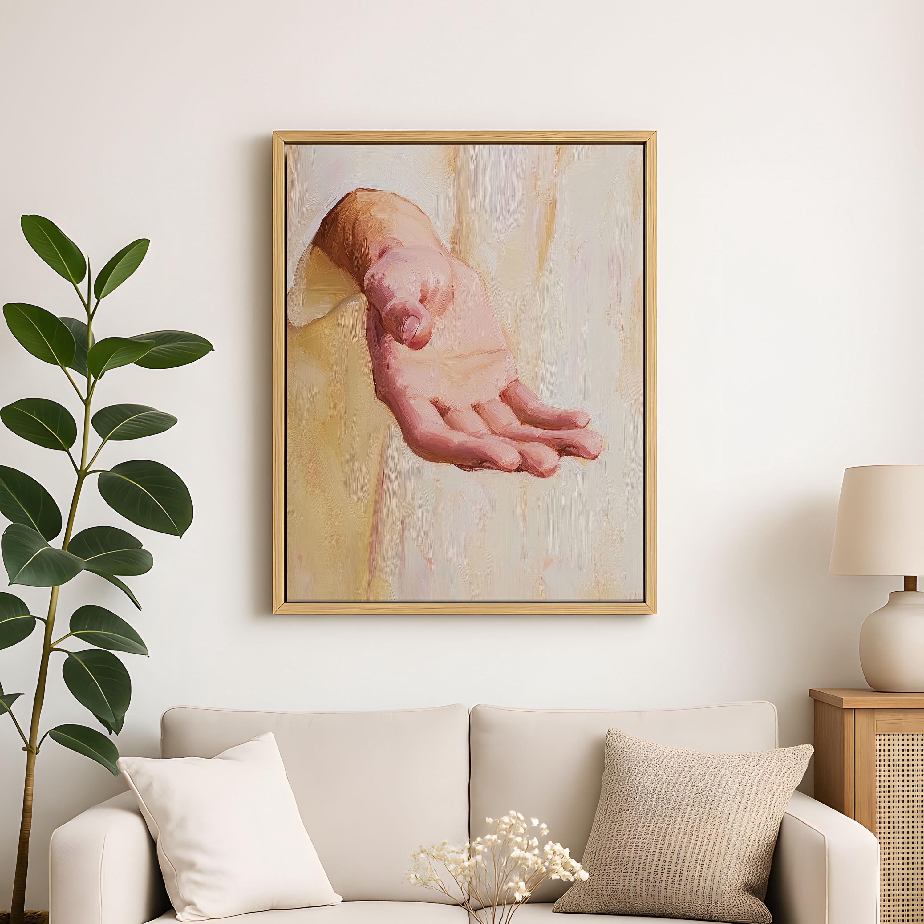 Christian Art, Jesus Christ's Mighty Hand, I Am the LORD Your God Who ...