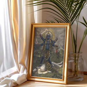 Tara, Mahavidya, KALI, Hindu Goddess Wall Art ,, Vintage Art, Indian ...